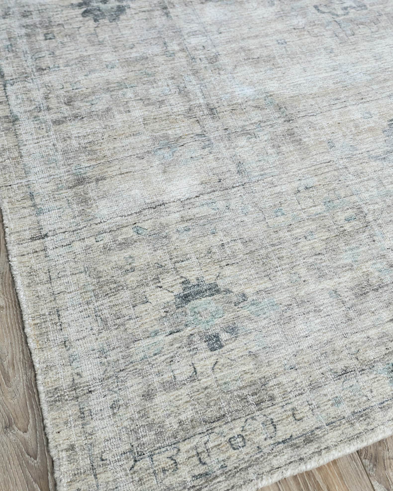 Cambridge Hand-Loomed Beige & Brown Rug | Neiman Marcus