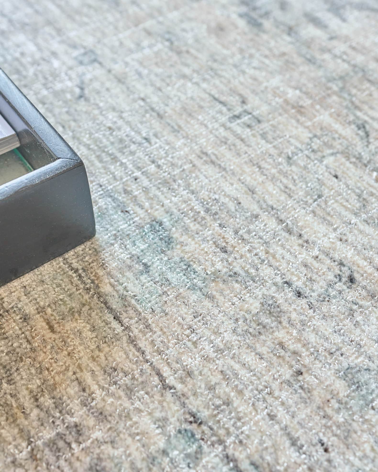 Cambridge Hand-Loomed Beige & Brown Rug | Neiman Marcus