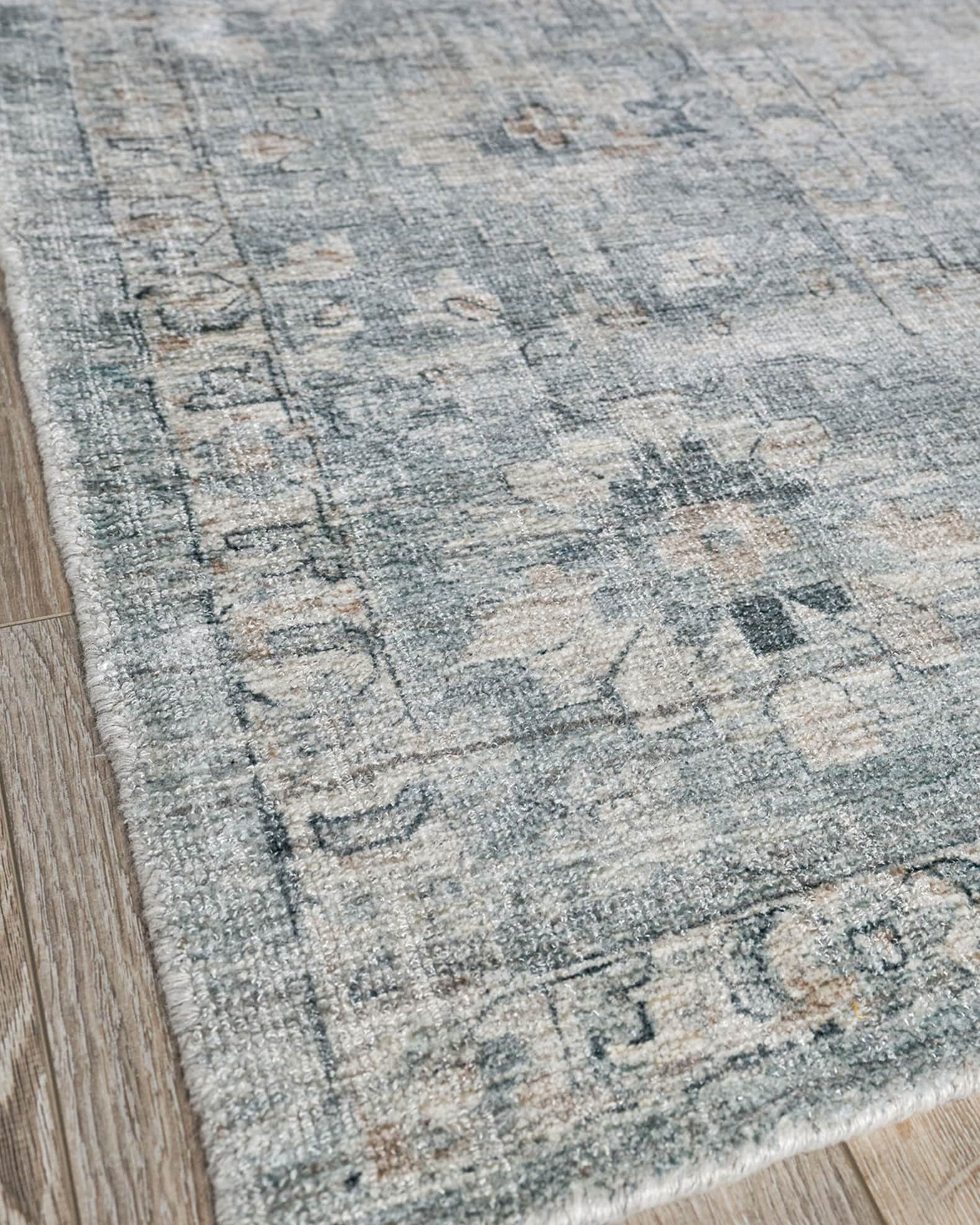 Cambridge Hand-Loomed Blue Rug | Neiman Marcus