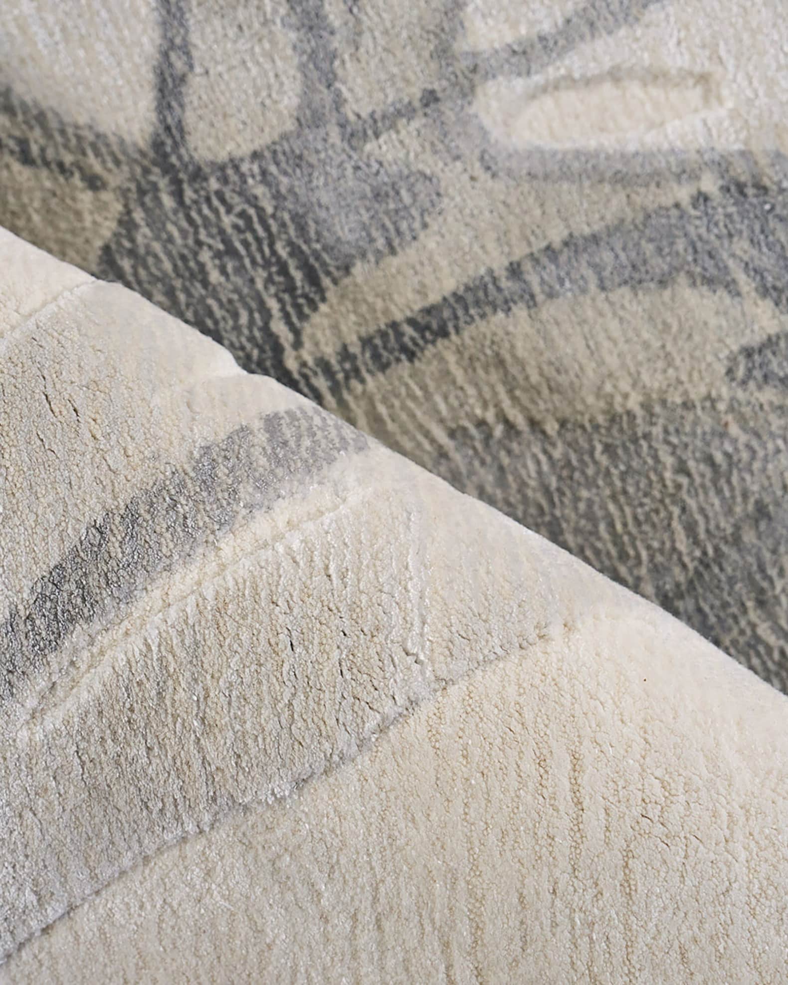 Gianni Hand-Loomed Silver Rug | Neiman Marcus