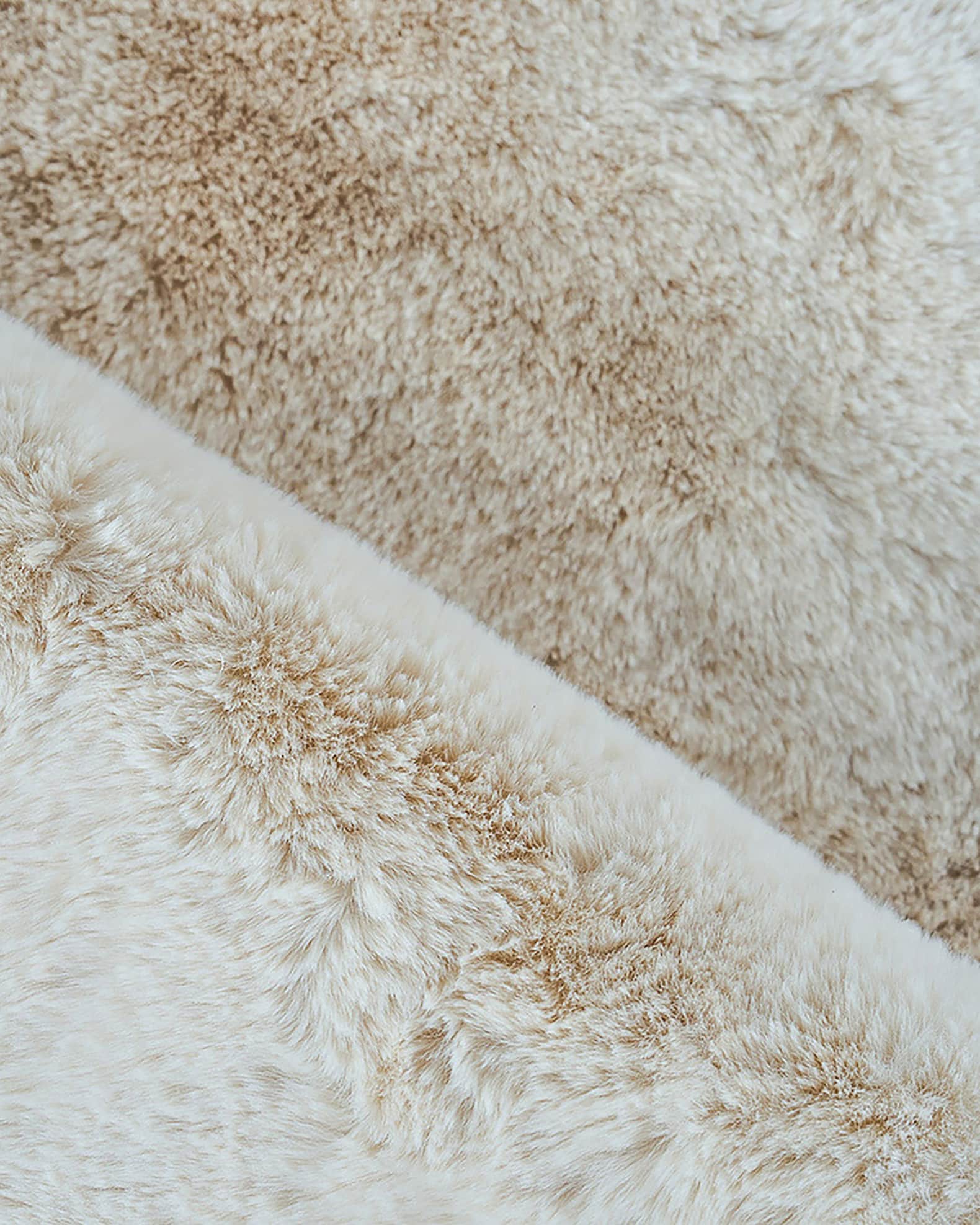 Faux Mink Rug Collection | Neiman Marcus