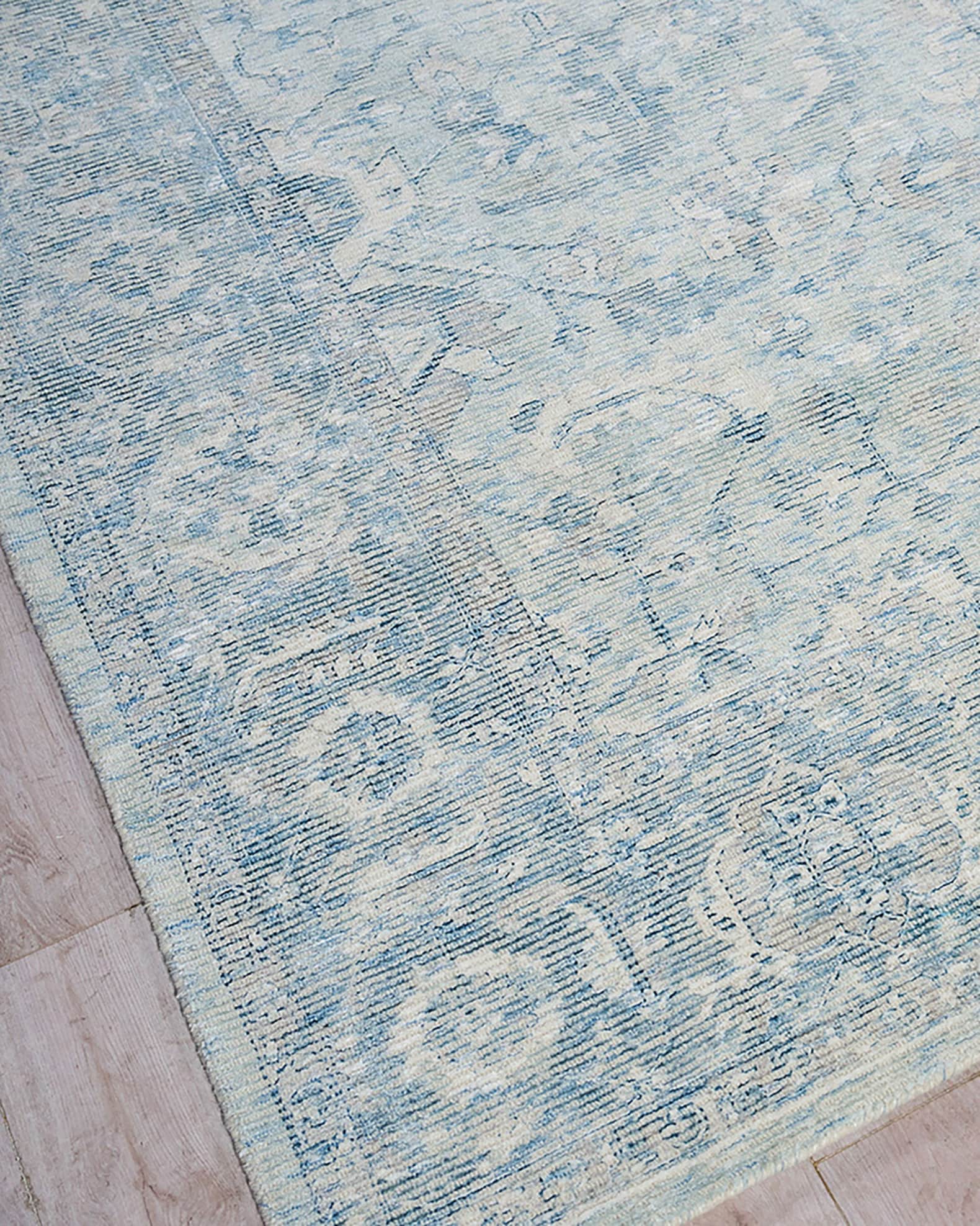 Tuscany Hand-Loomed Blue Rug | Neiman Marcus
