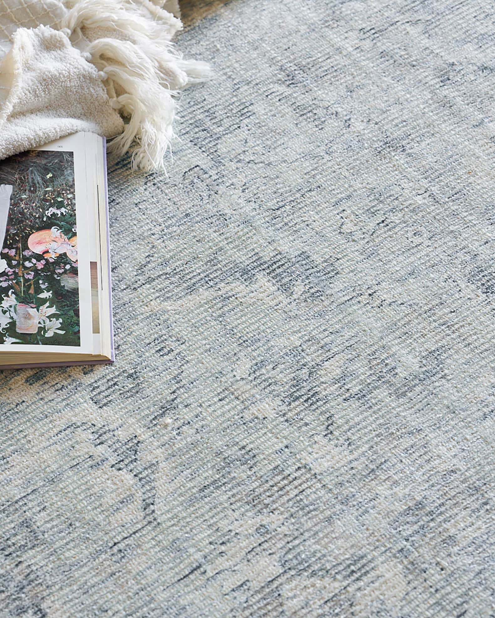 Tuscany Hand-Loomed Blue Rug | Neiman Marcus