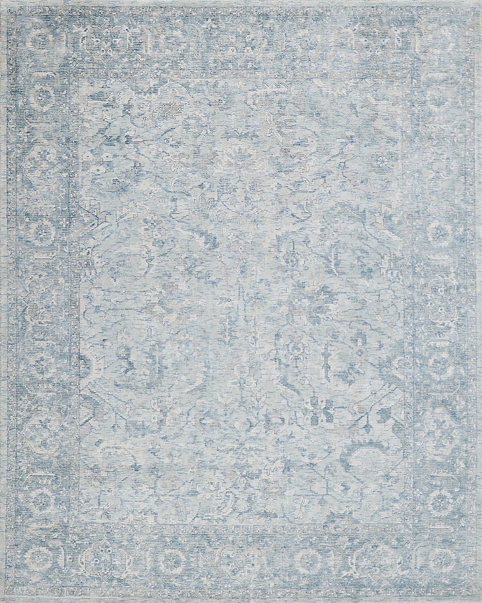 Tuscany Hand-Loomed Blue Rug | Neiman Marcus