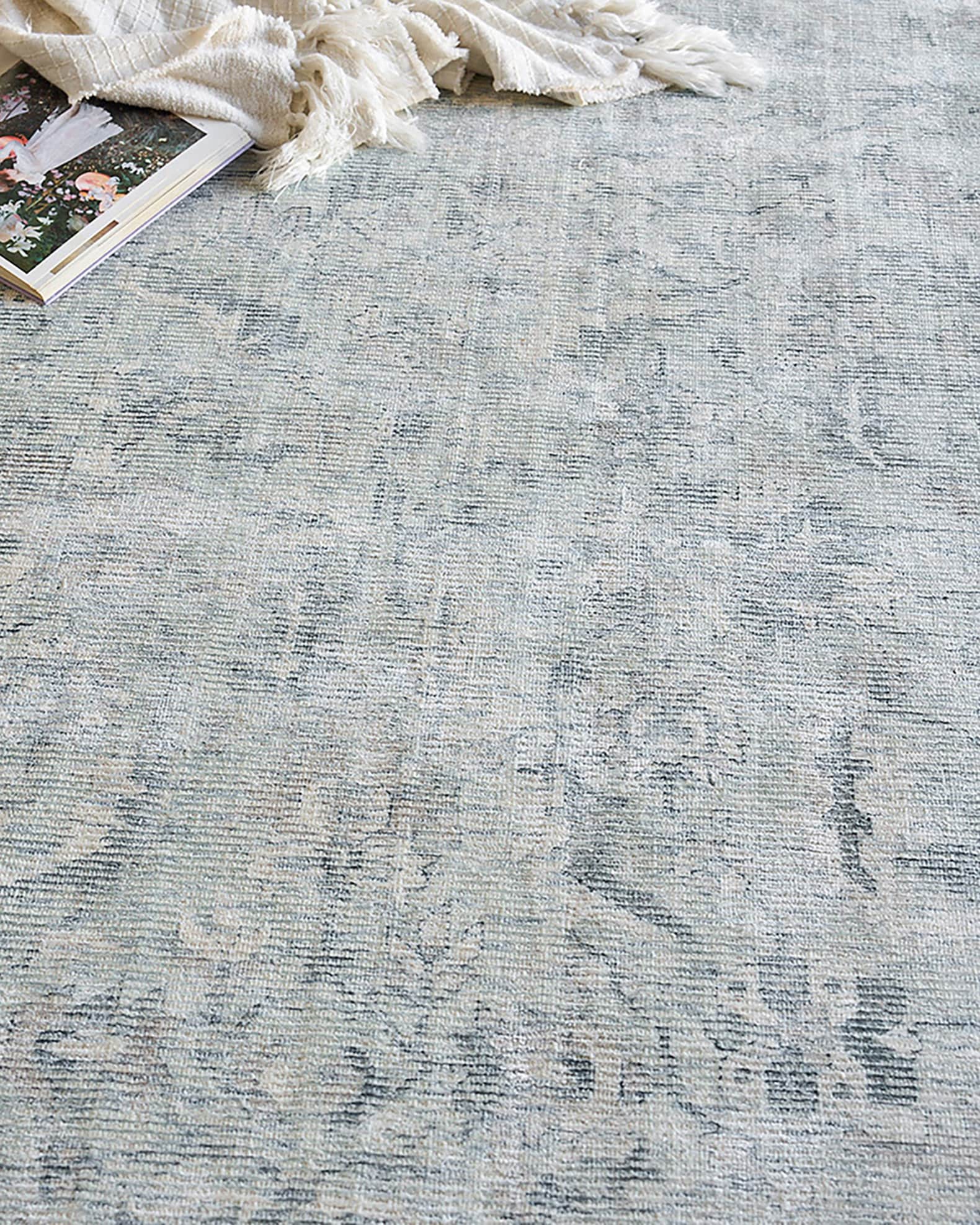 Tuscany Hand-Loomed Blue Rug | Neiman Marcus