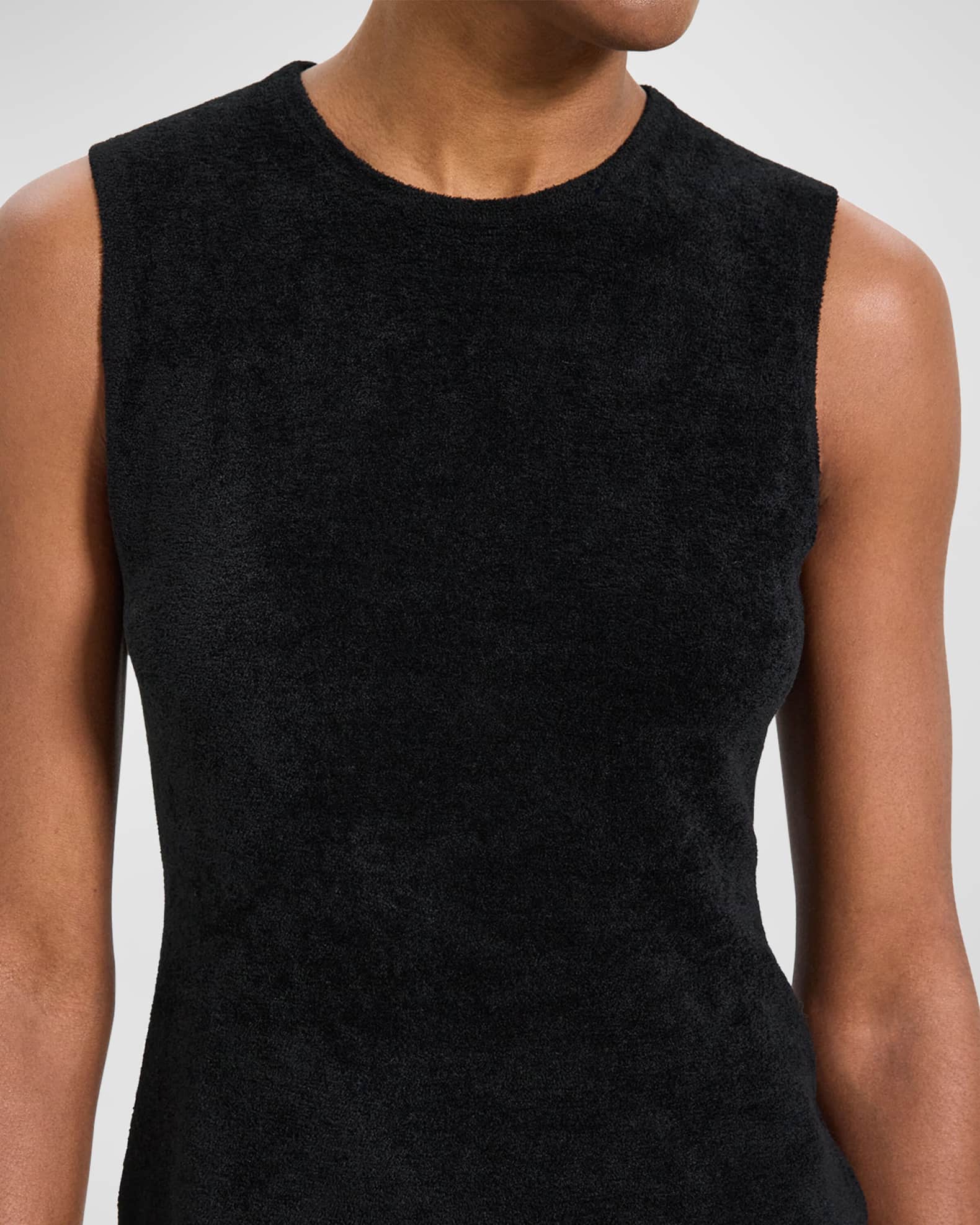 Theory Micro Velvet Tank Top | Neiman Marcus