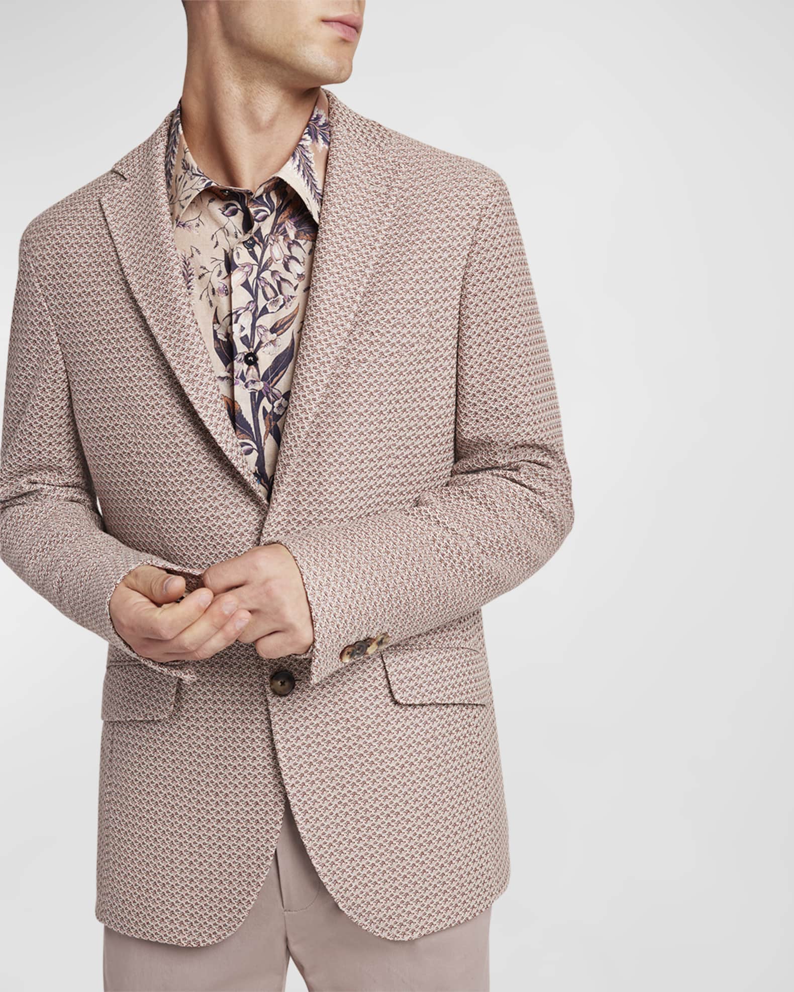Etro Men's Textured Knit Sport Coat | Neiman Marcus