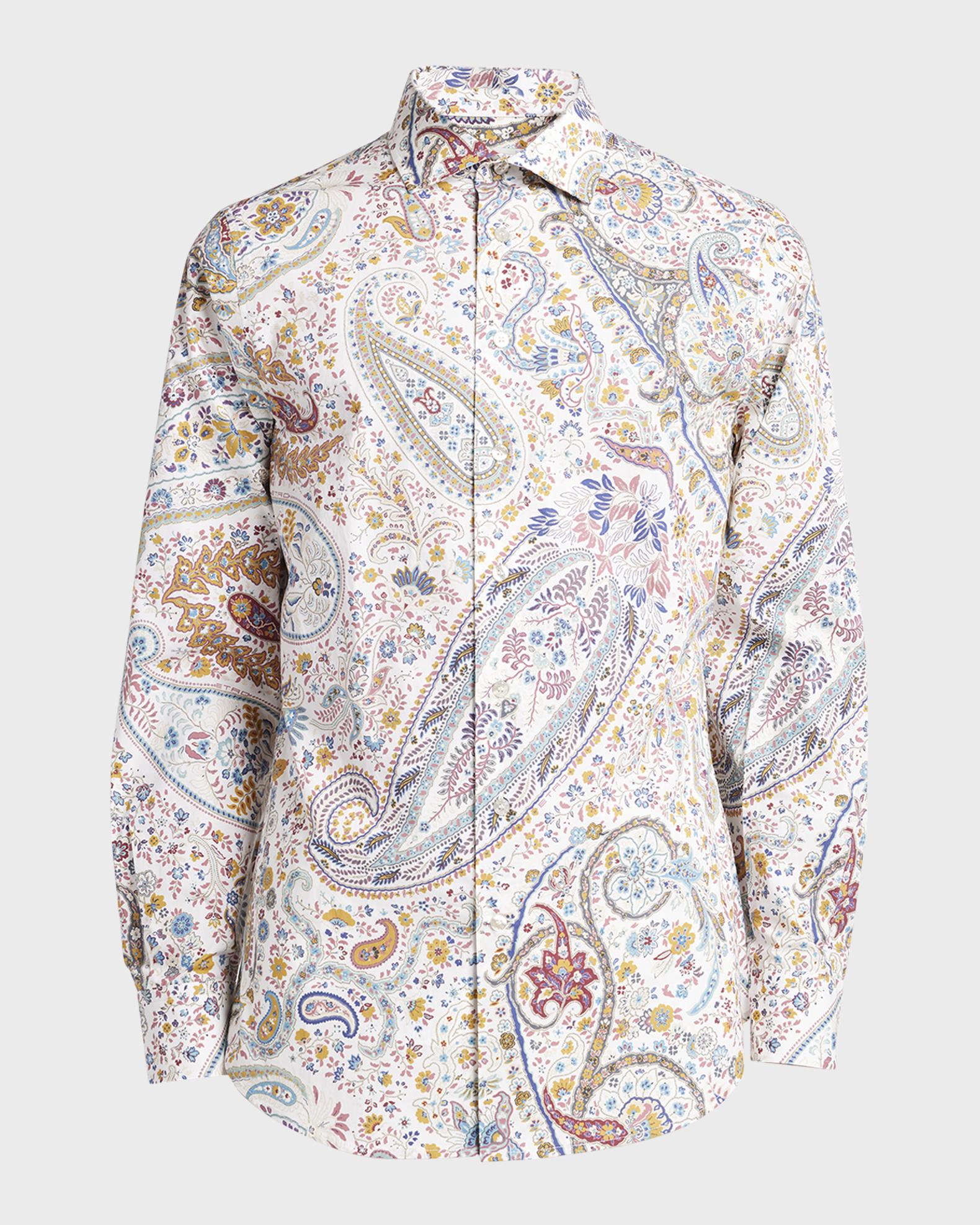 Surprising Paisley Button Down Shirt Photos