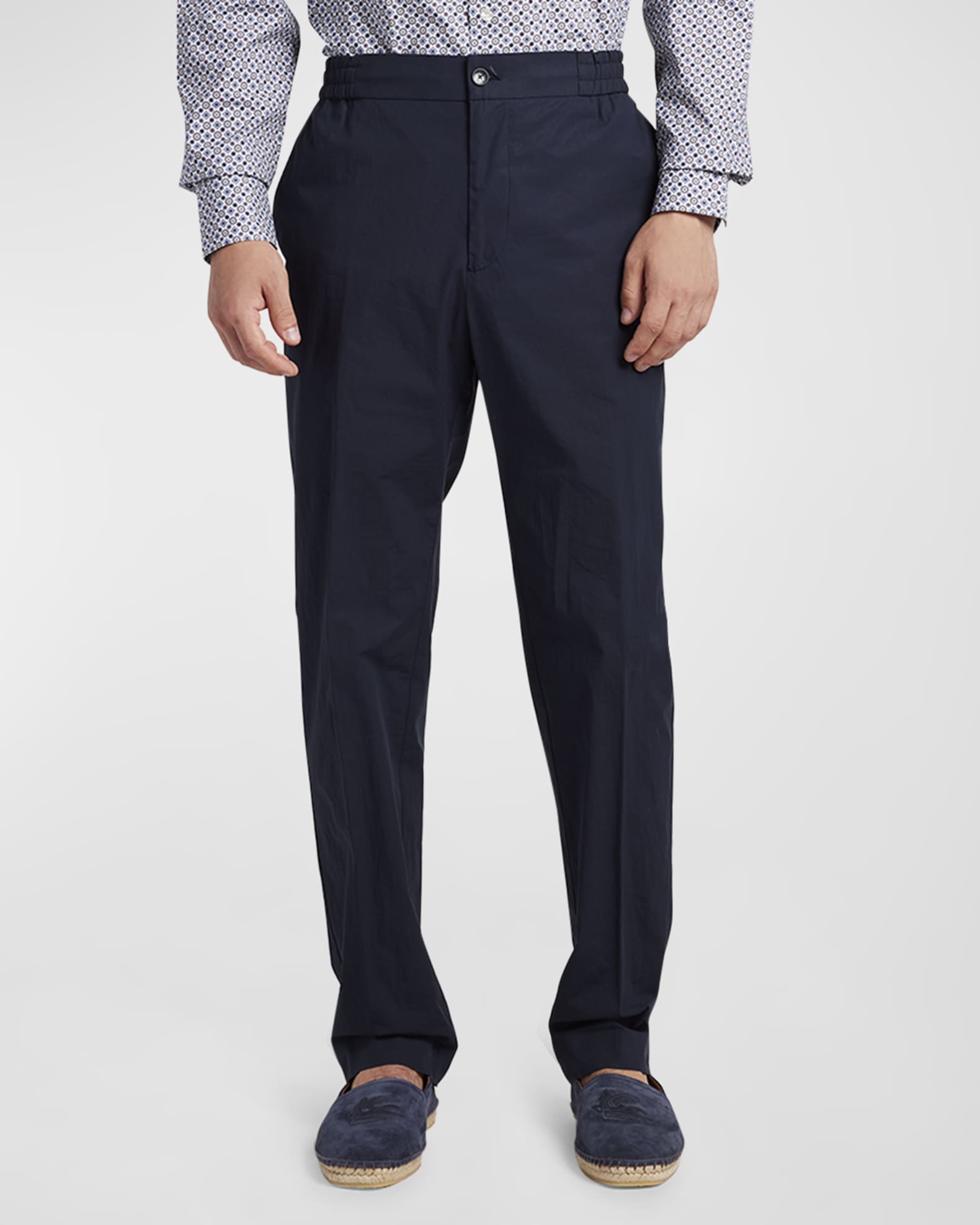 Etro Men's Lightweight Cotton Pants | Neiman Marcus