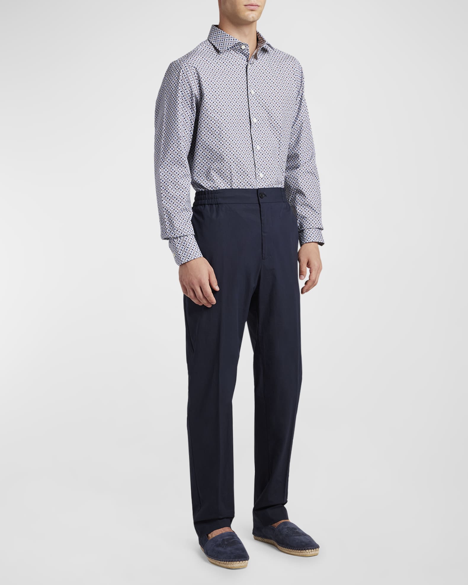Etro Men's Lightweight Cotton Pants | Neiman Marcus