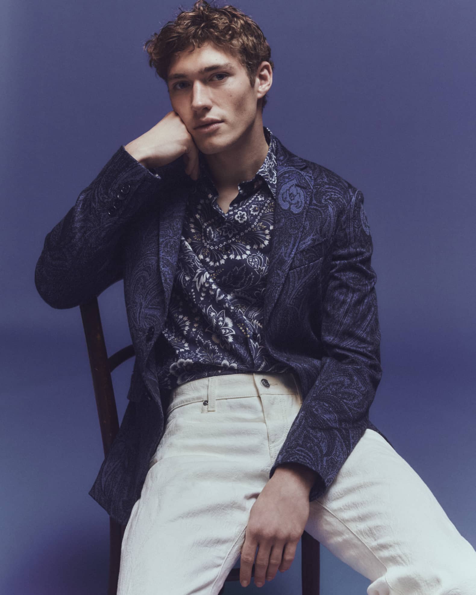 Etro Men's Paisley Knit Sport Coat | Neiman Marcus