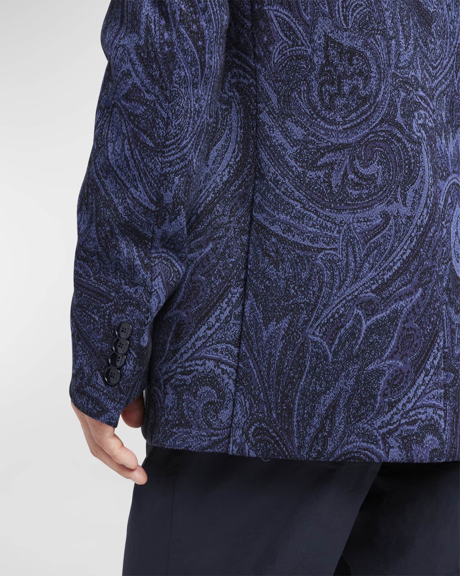 Etro Men's Paisley Knit Sport Coat | Neiman Marcus