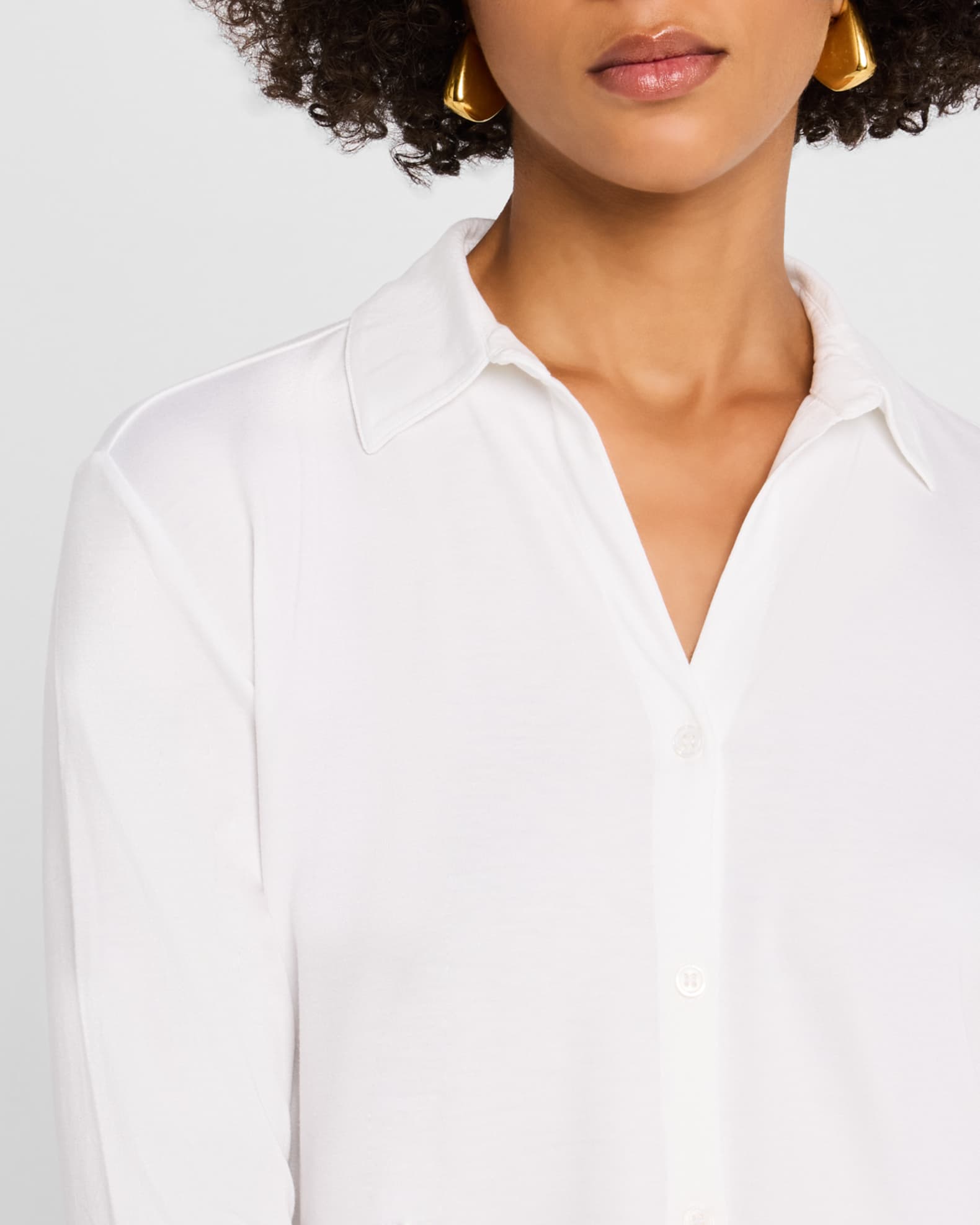 Majestic Filatures Soft Touch Semi-Relaxed Button-Front Shirt | Neiman ...