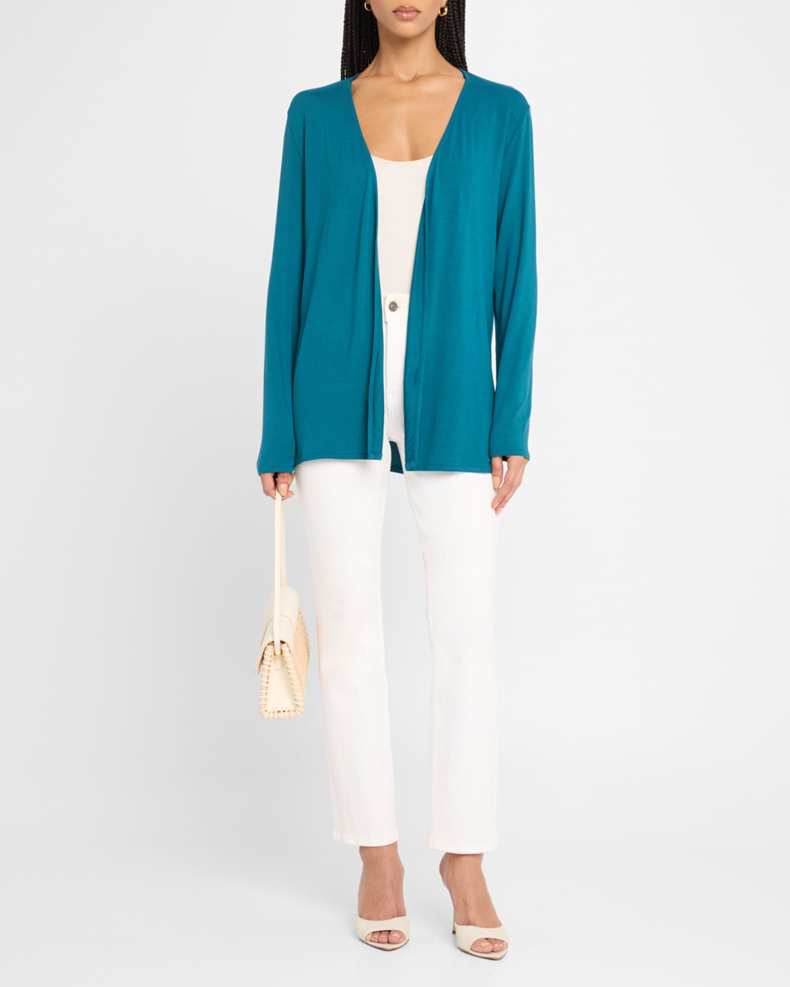 Majestic Filatures Soft Touch Open Cardigan | Neiman Marcus