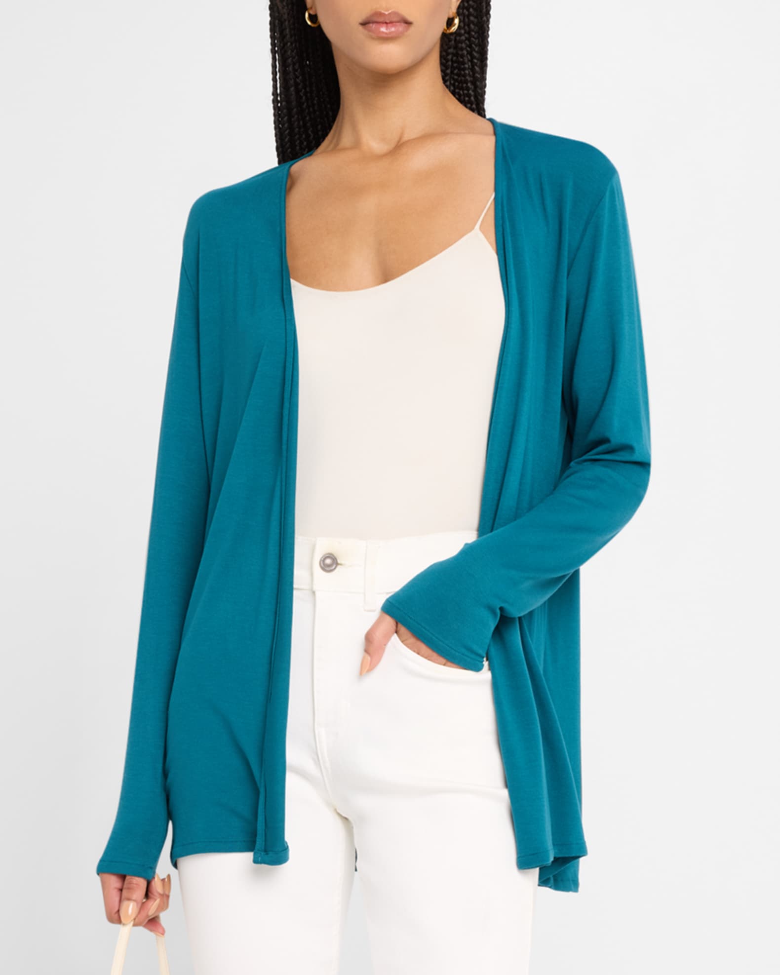 Majestic Filatures Soft Touch Open Cardigan | Neiman Marcus