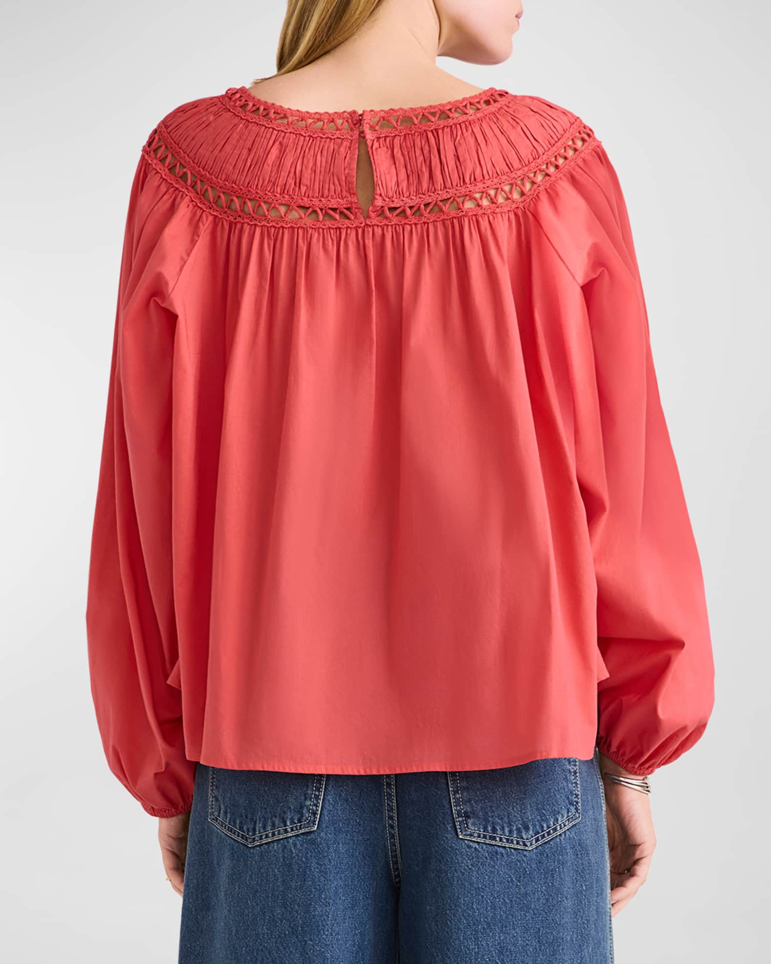 Merlette Ardent Soutache Trim Top | Neiman Marcus