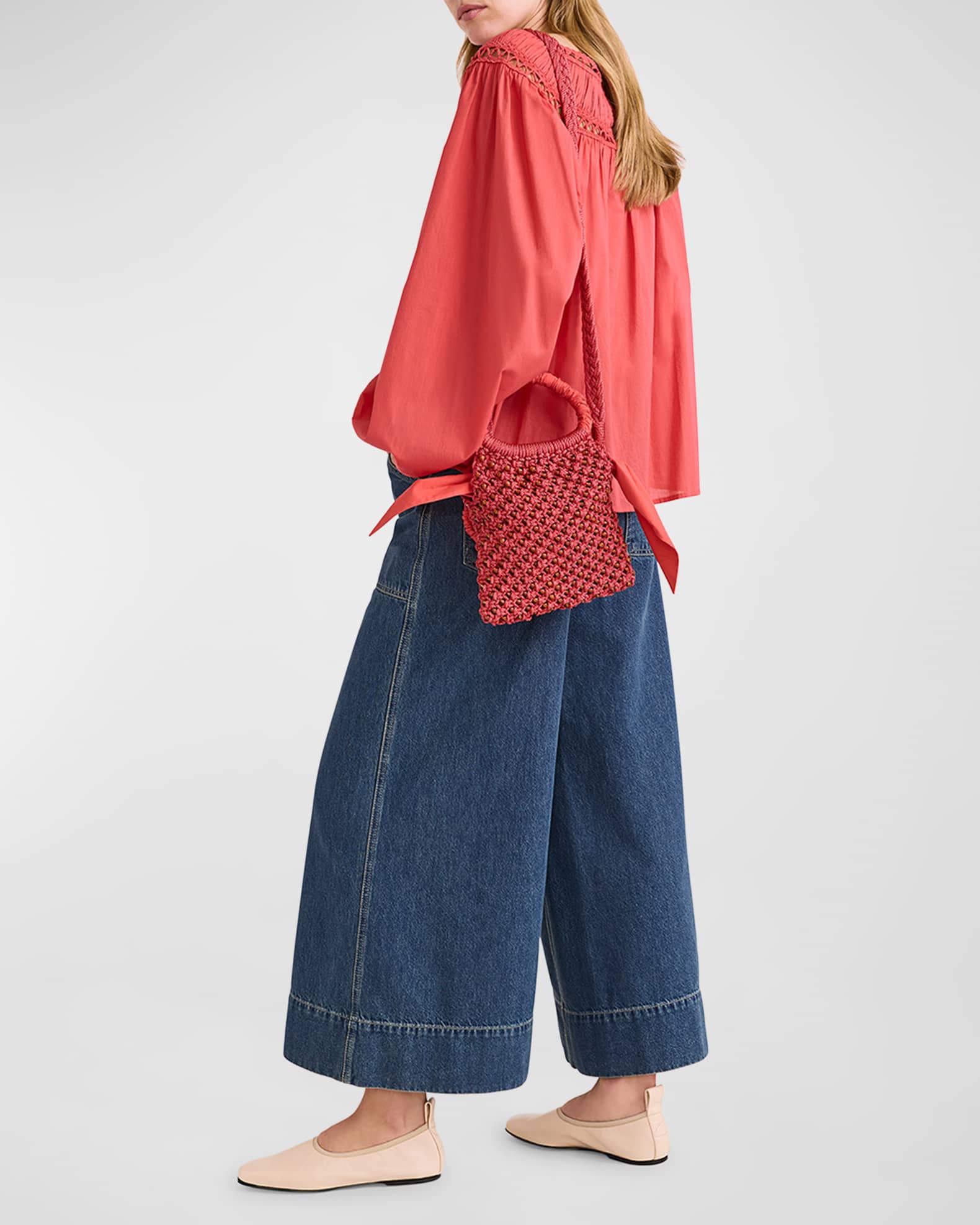 Merlette Ardent Soutache Trim Top | Neiman Marcus