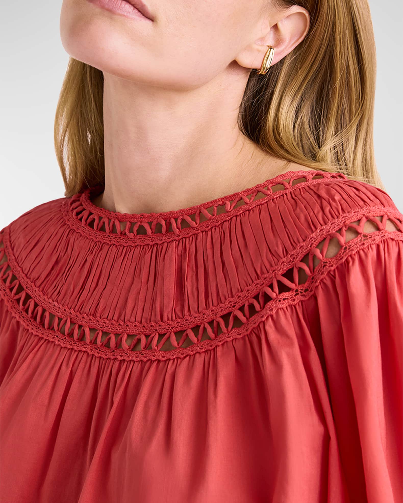 Merlette Ardent Soutache Trim Top | Neiman Marcus