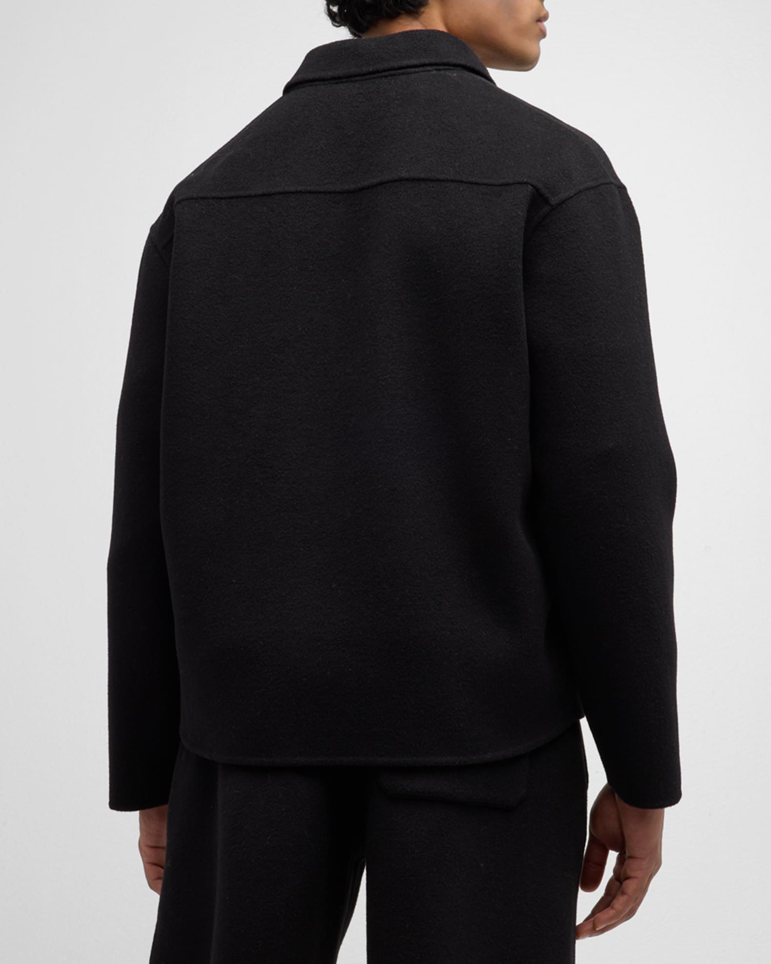 FRAME x Ritz Paris FRAME x Ritz Paris Men's Wool Overshirt | Neiman Marcus