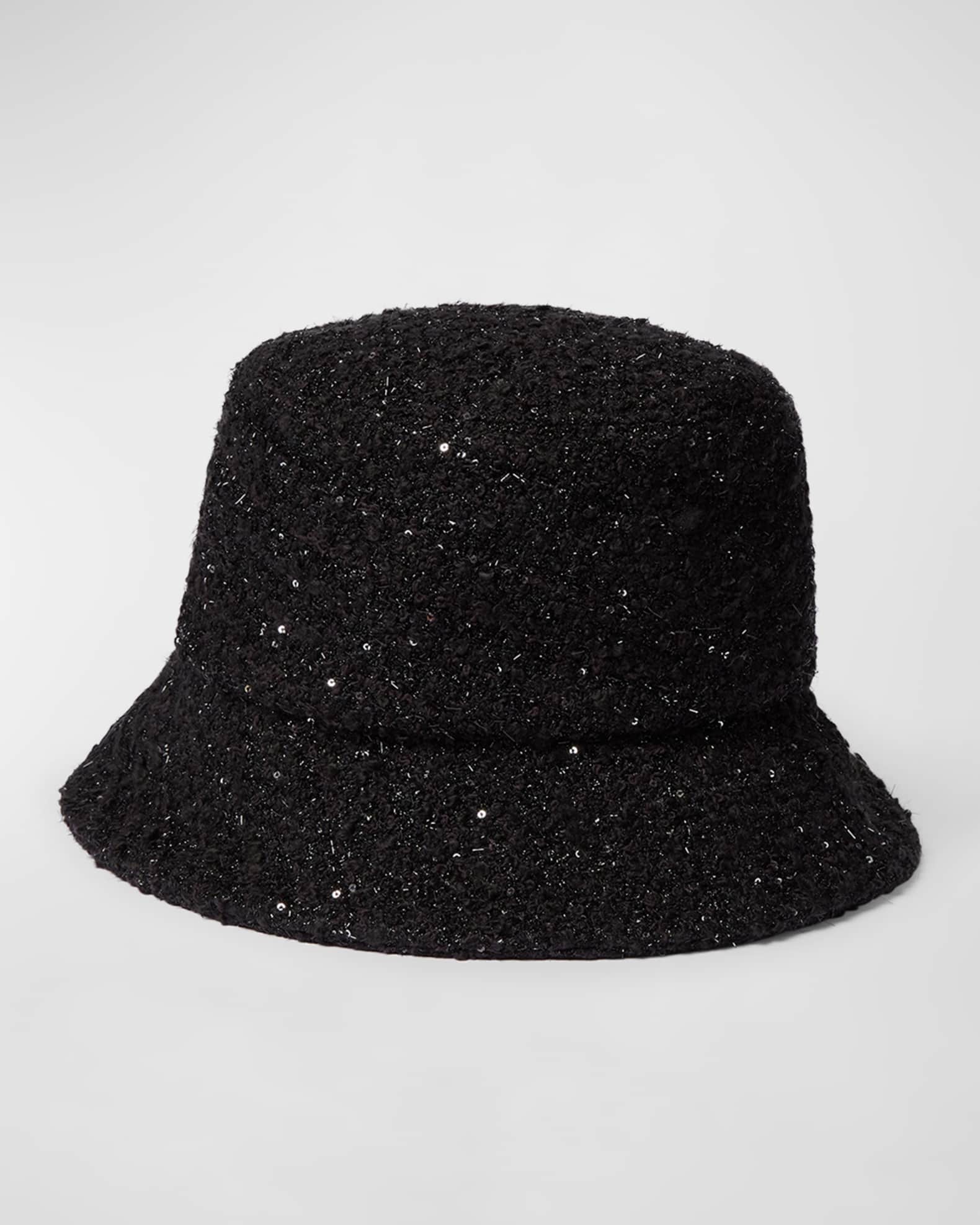 Valentino Embellished V-Logo Bucket Hat | Neiman Marcus