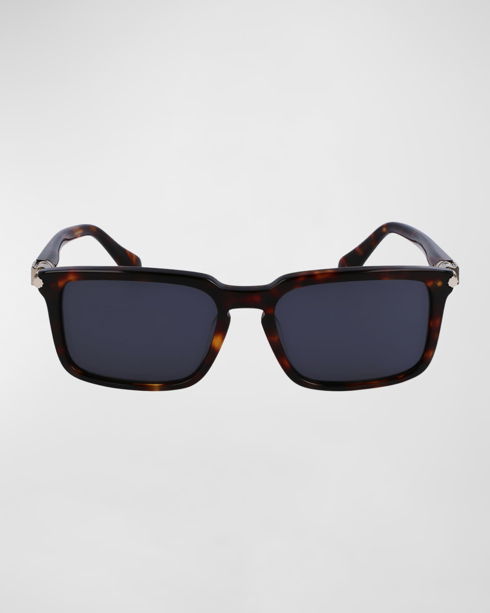 Ferragamo Men's Gancini Evolution Acetate Rectangle Sunglasses | Neiman ...