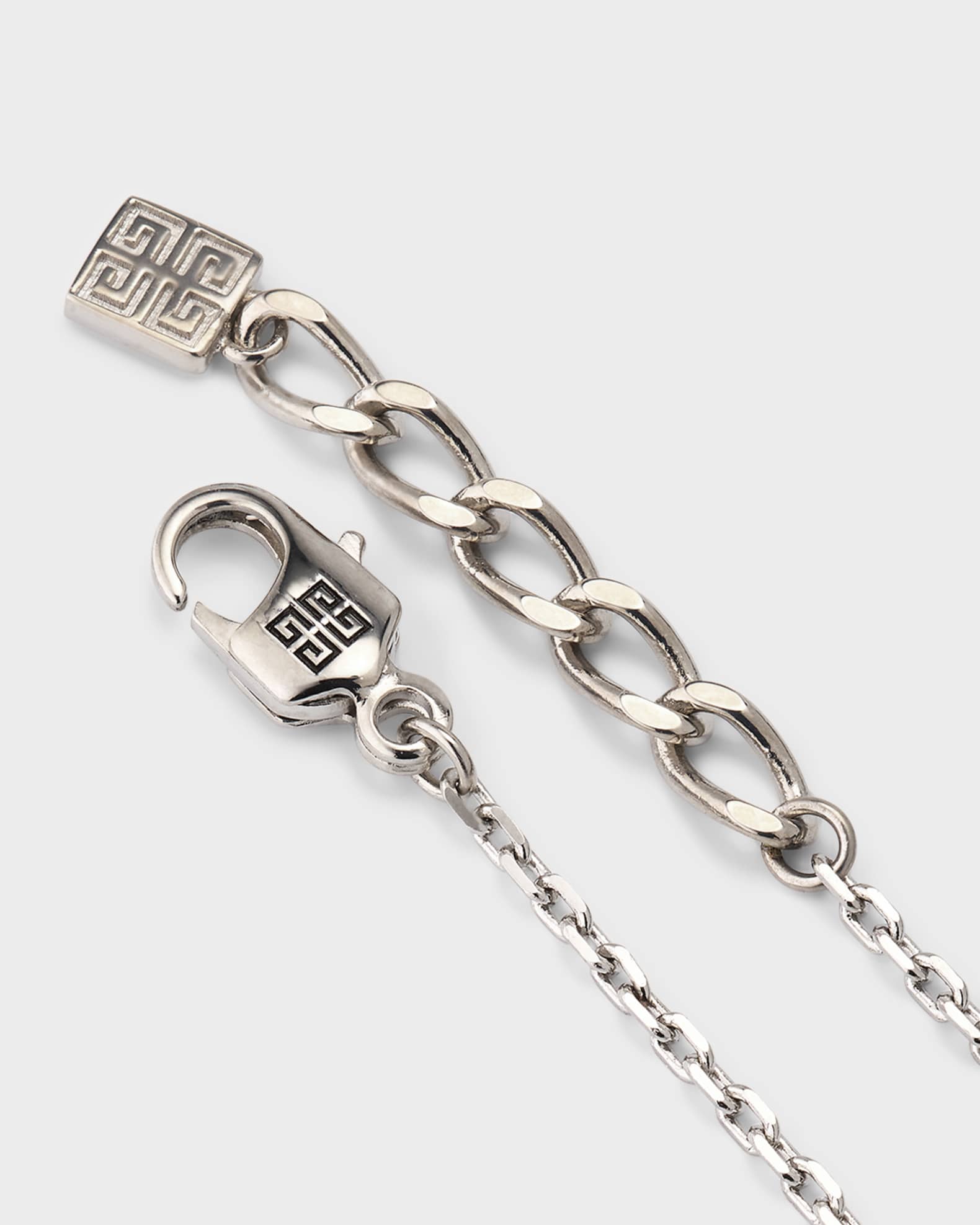 Givenchy 4G Silver Crystal Bracelet | Neiman Marcus