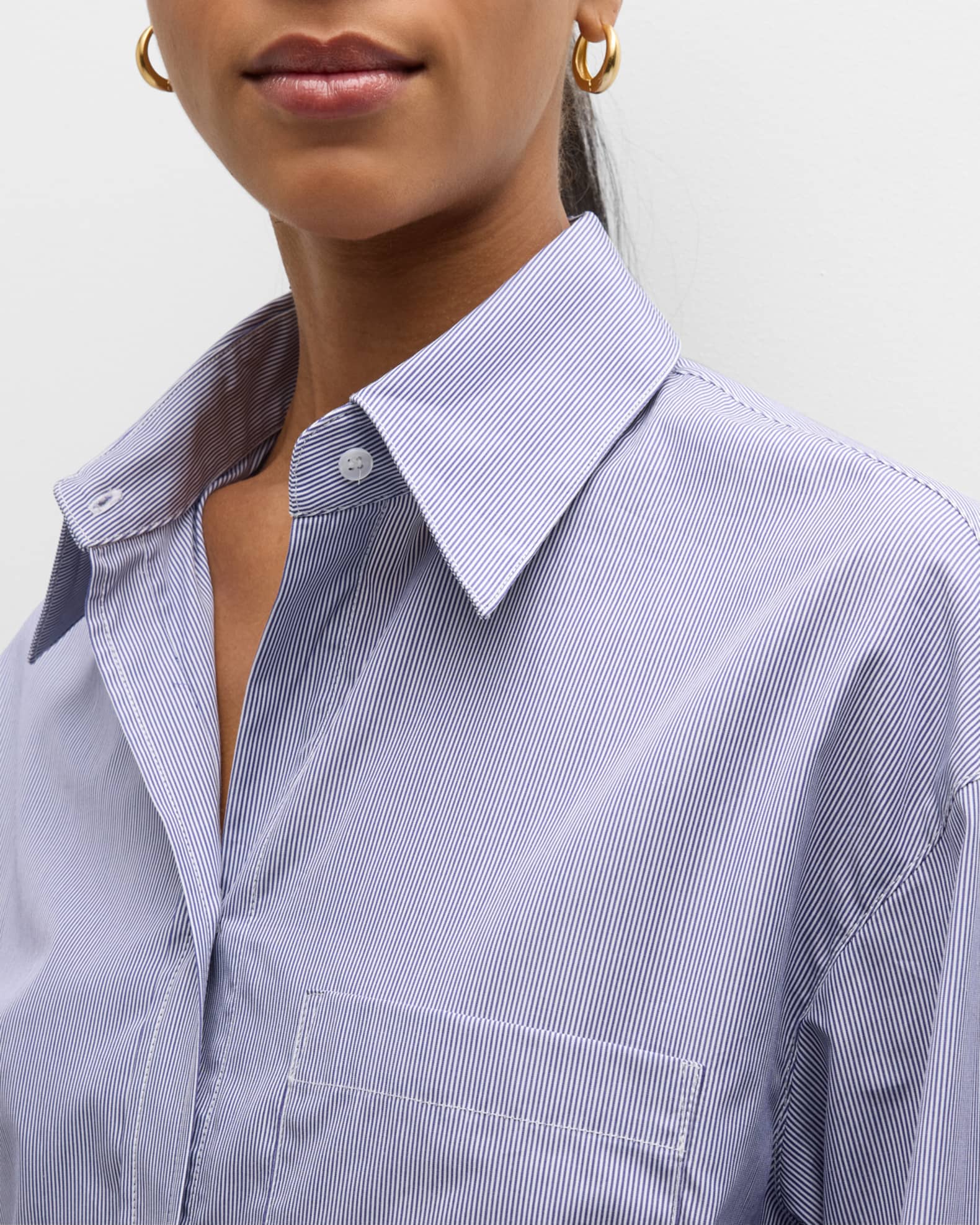 TWP Big Joe Button-Front Shirt in Superfine Cotton | Neiman Marcus