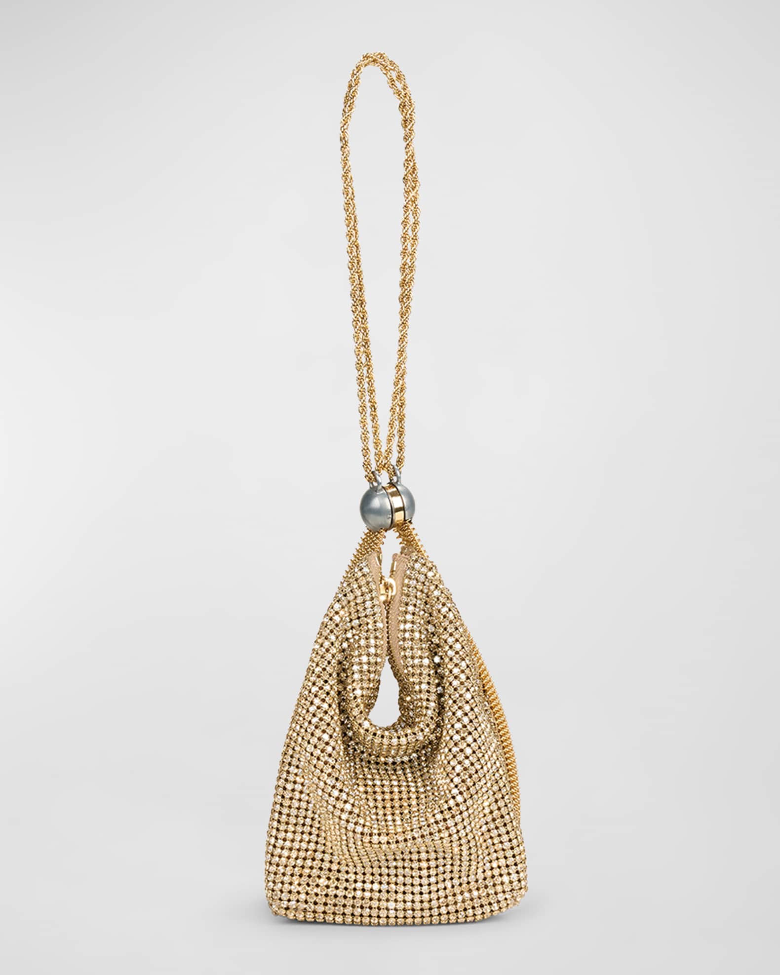 Cult Gaia Rue Embellished Drawstring Wristlet | Neiman Marcus