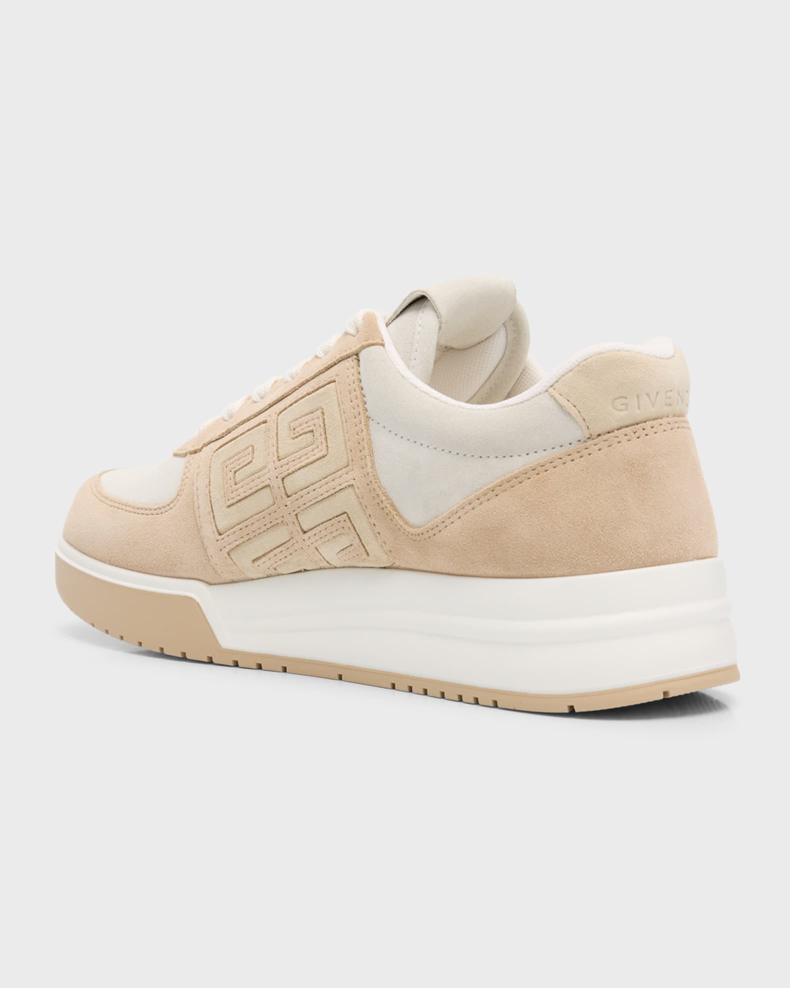 Givenchy G4 Mixed Leather Low-Top Sneakers | Neiman Marcus