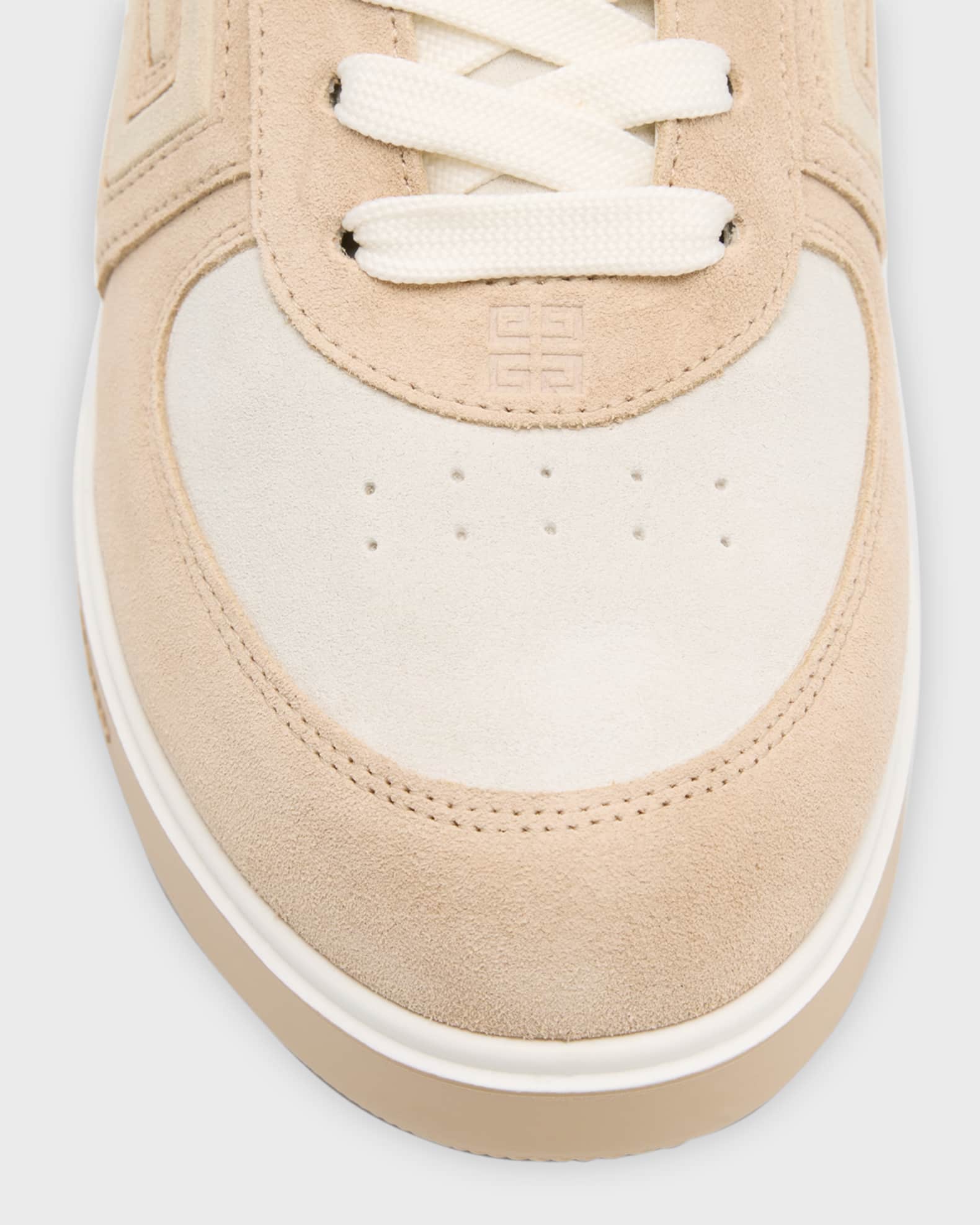 Givenchy G4 Mixed Leather Low-Top Sneakers | Neiman Marcus