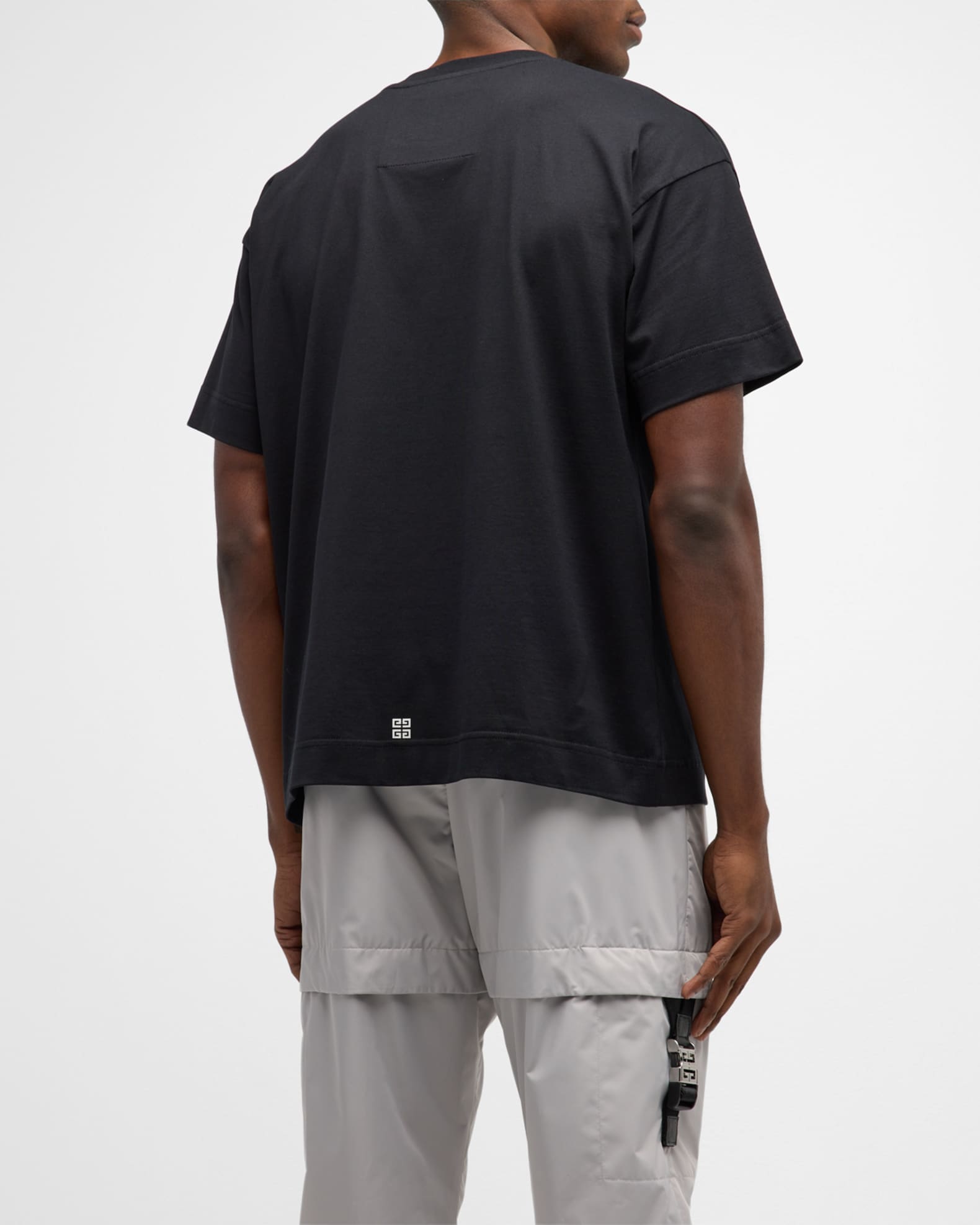 Givenchy Men's Lightning Logo Boxy T-Shirt | Neiman Marcus