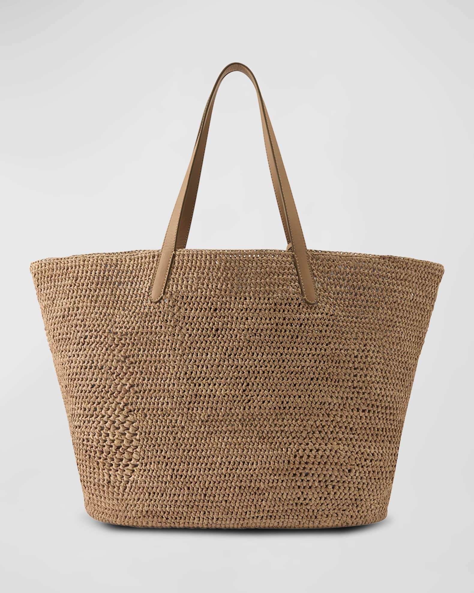 Helen Kaminski Dana Crochet Raffia Tote Bag | Neiman Marcus