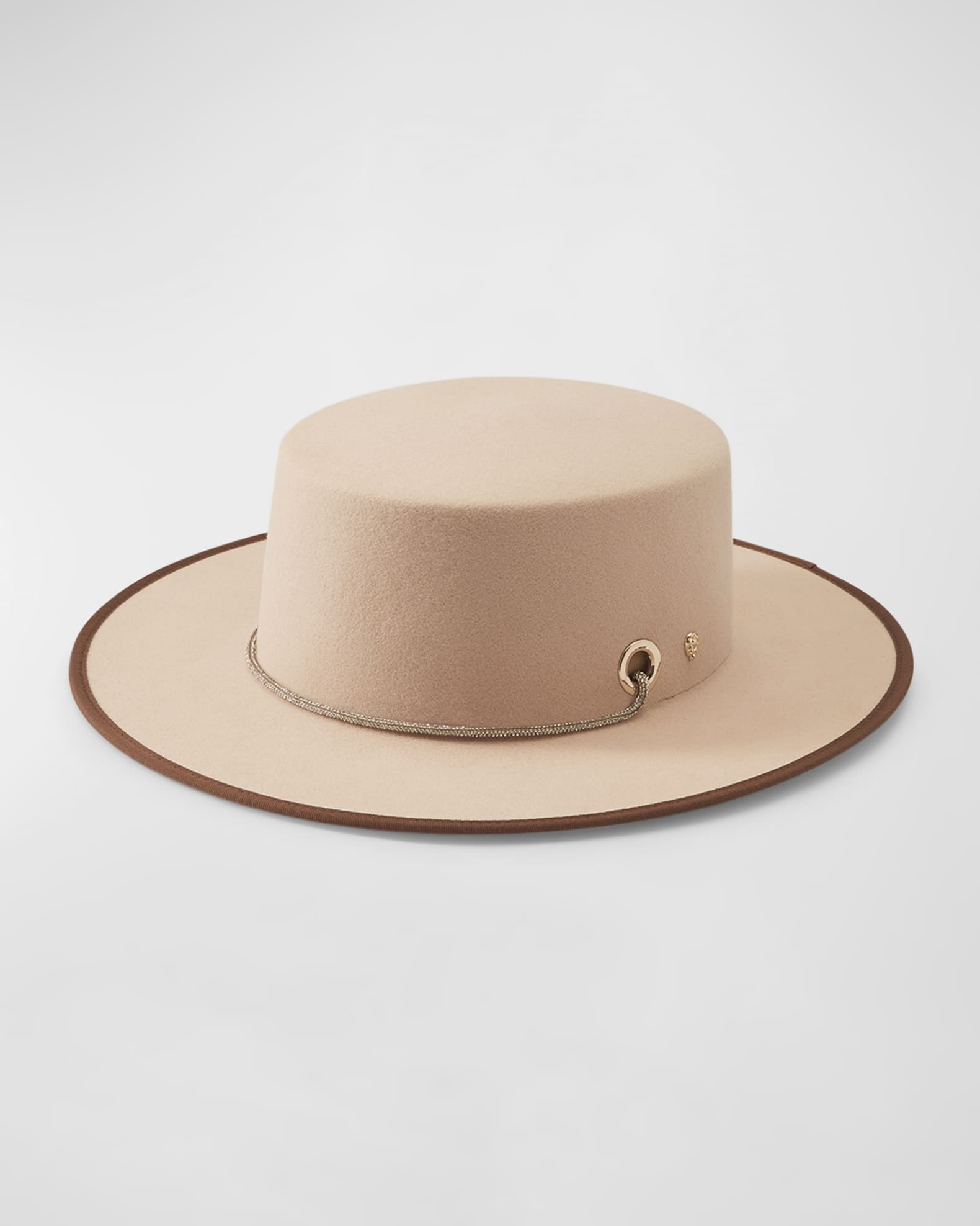 Helen Kaminski Nadia Wool Boater Hat | Neiman Marcus