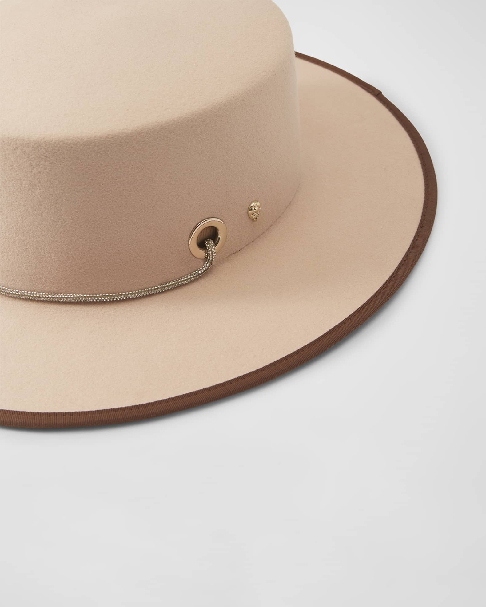 Helen Kaminski Nadia Wool Boater Hat | Neiman Marcus