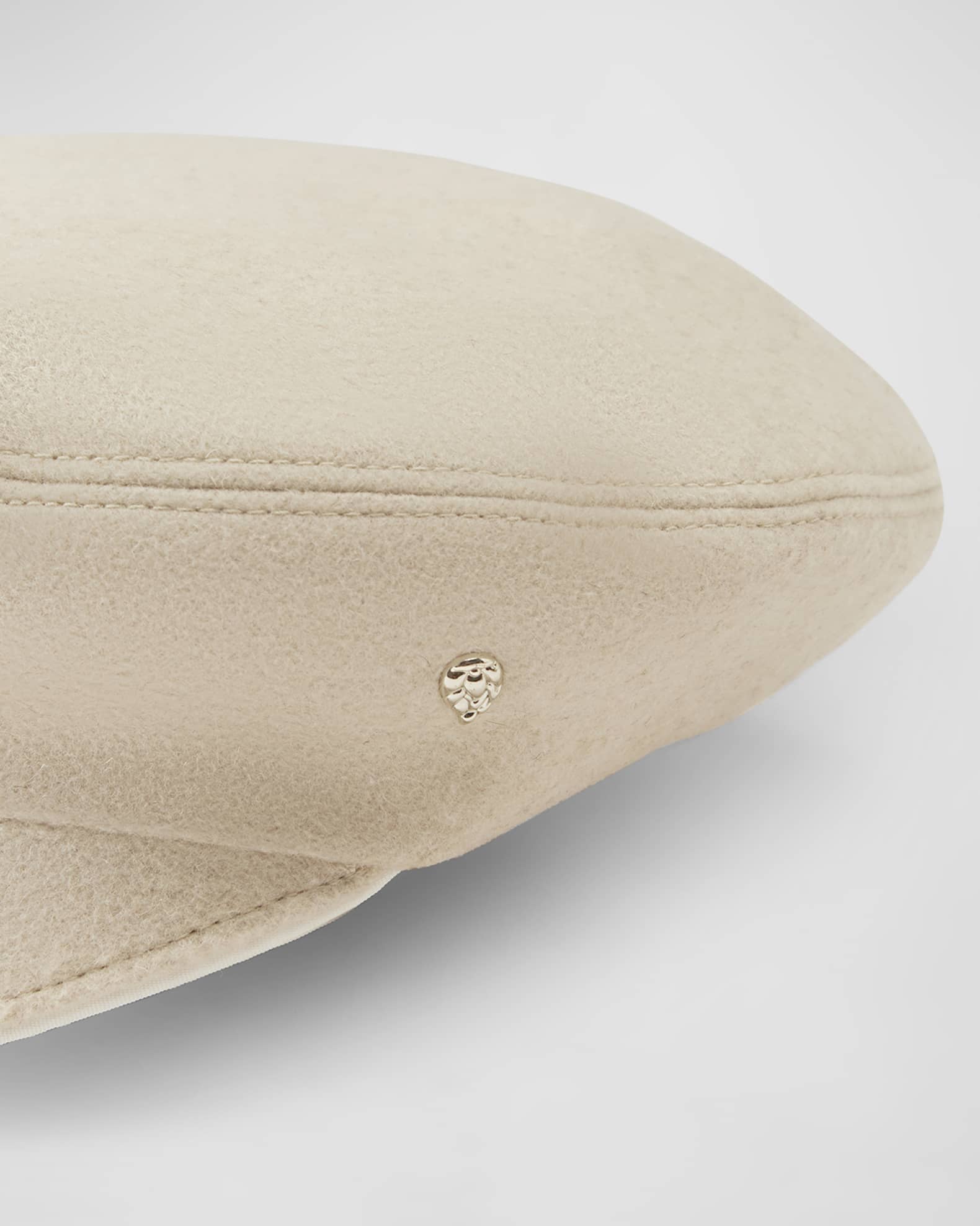 Helen Kaminski Koro Wool-Blend Baker Boy Cap | Neiman Marcus