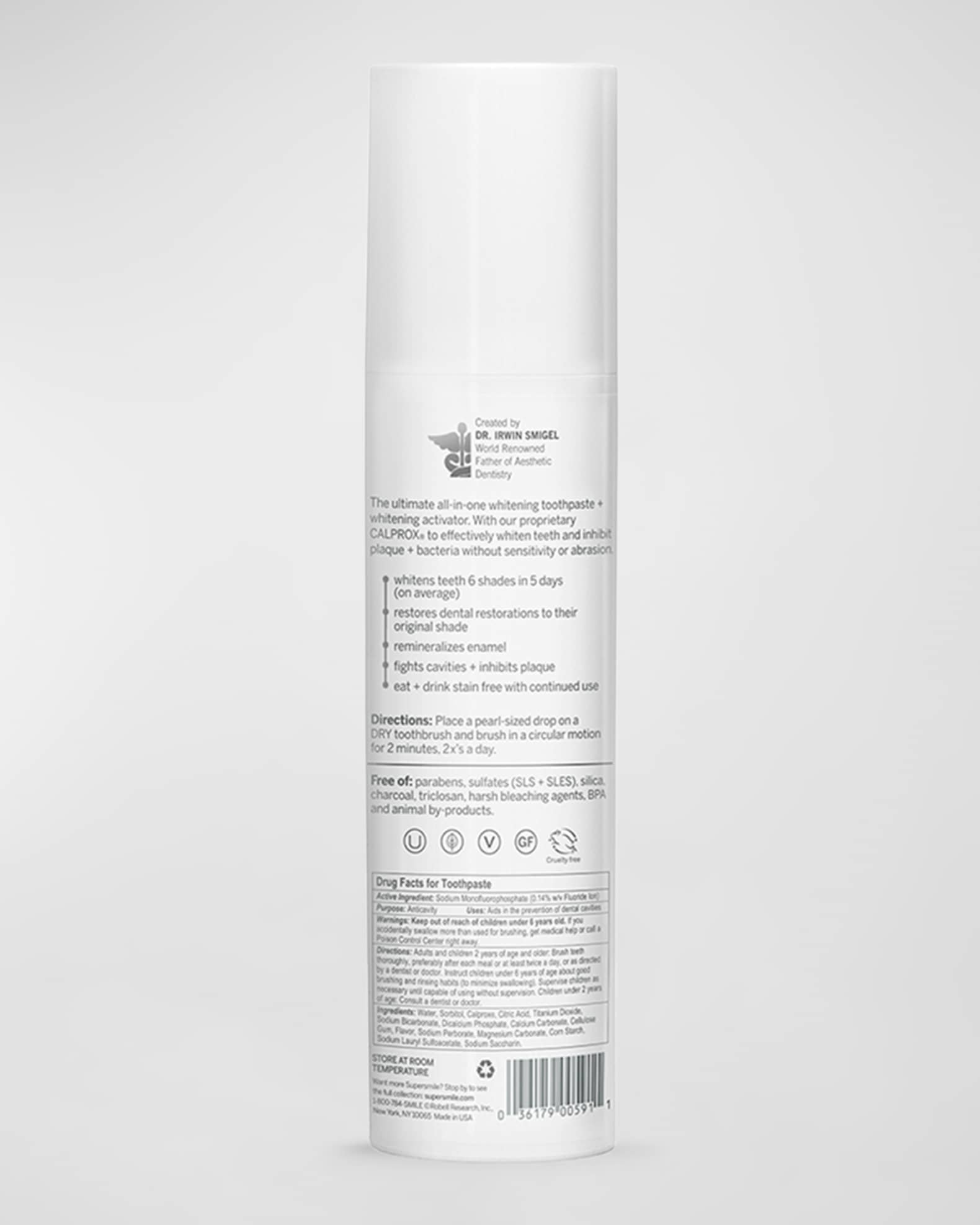 Supersmile The Works Whitening Toothpaste + Activator, 7 oz. | Neiman ...