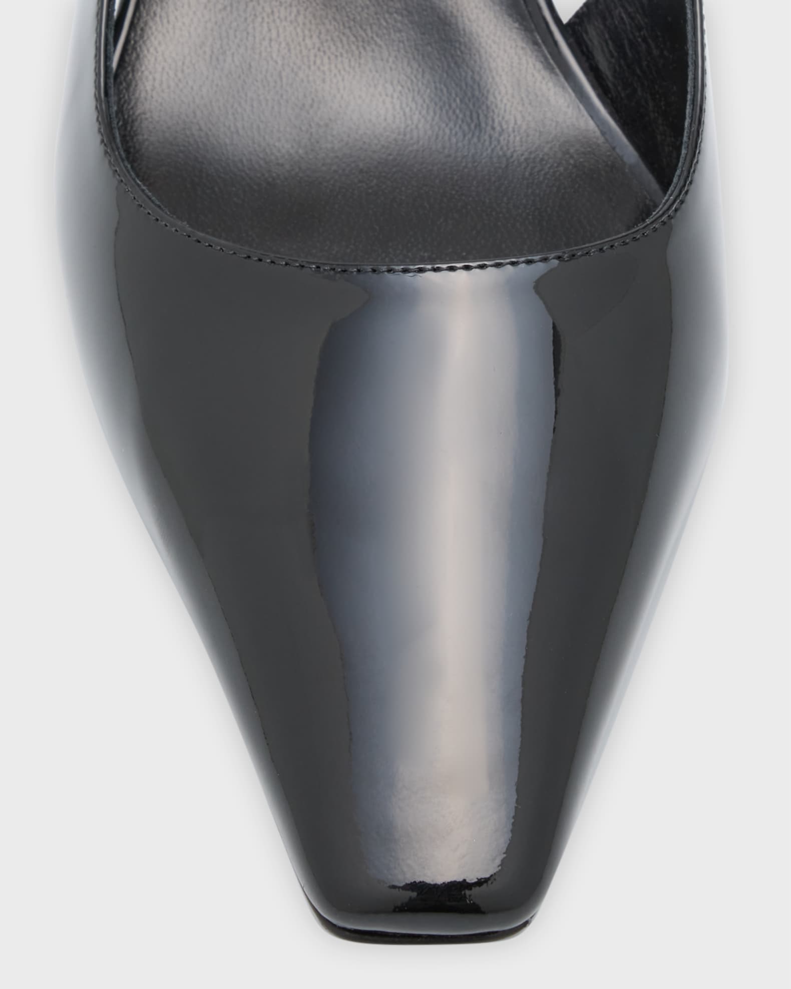 Versace Medusa Patent Slingback Pumps | Neiman Marcus