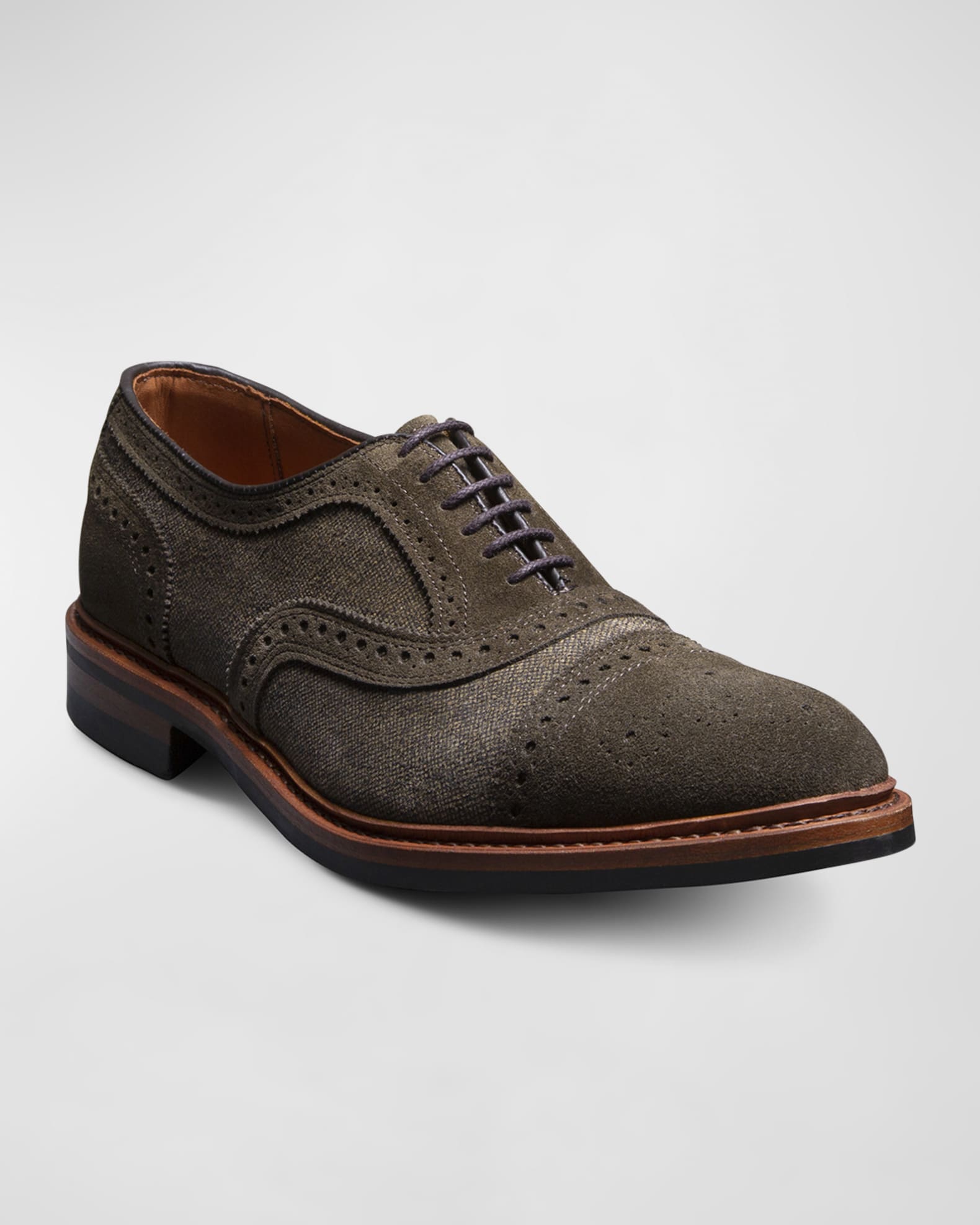 Allen Edmonds Men's Strandmok Cap-Toe Brogue Oxfords | Neiman Marcus
