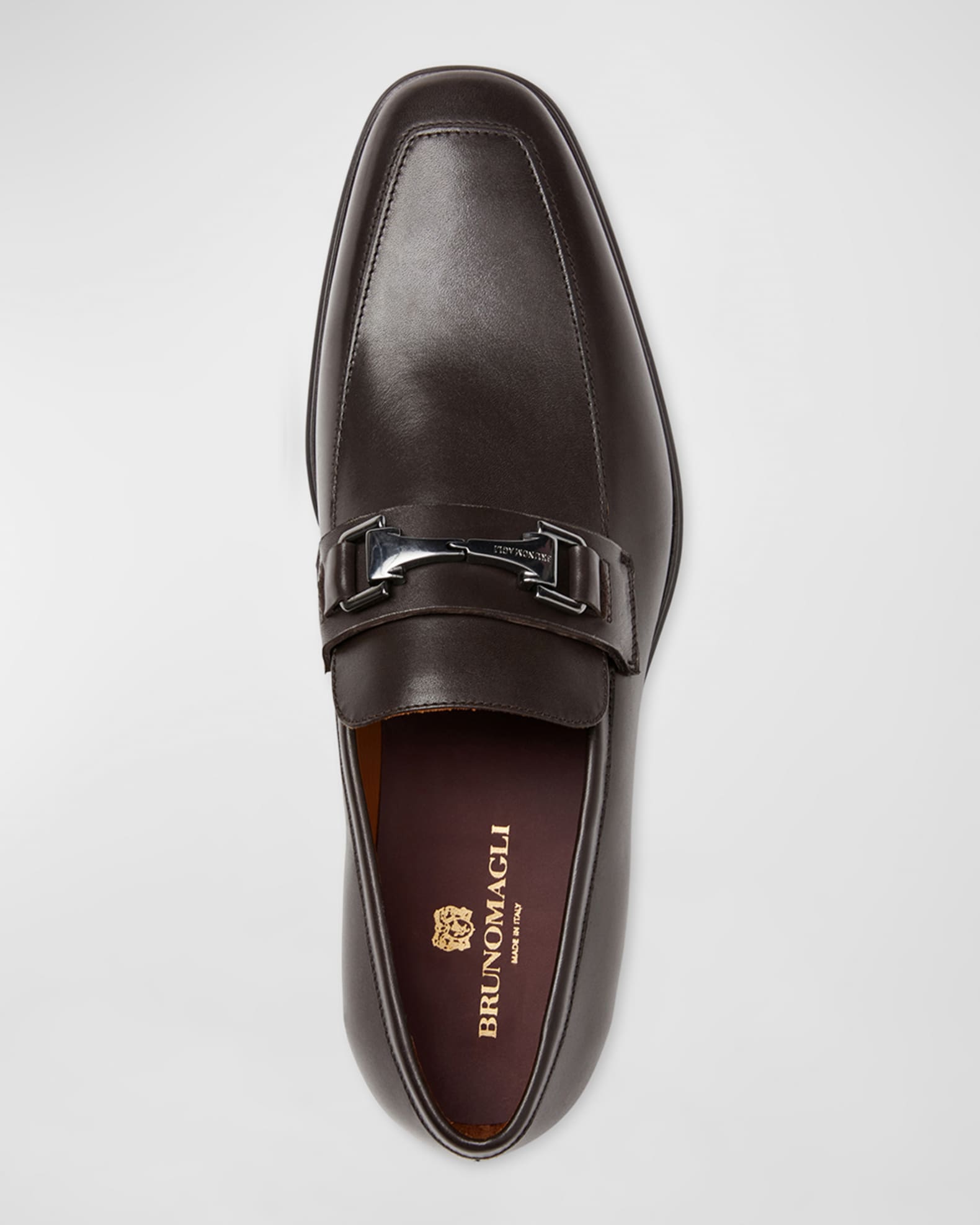 Bruno Magli Men's Raging Leather Bit Loafers | Neiman Marcus
