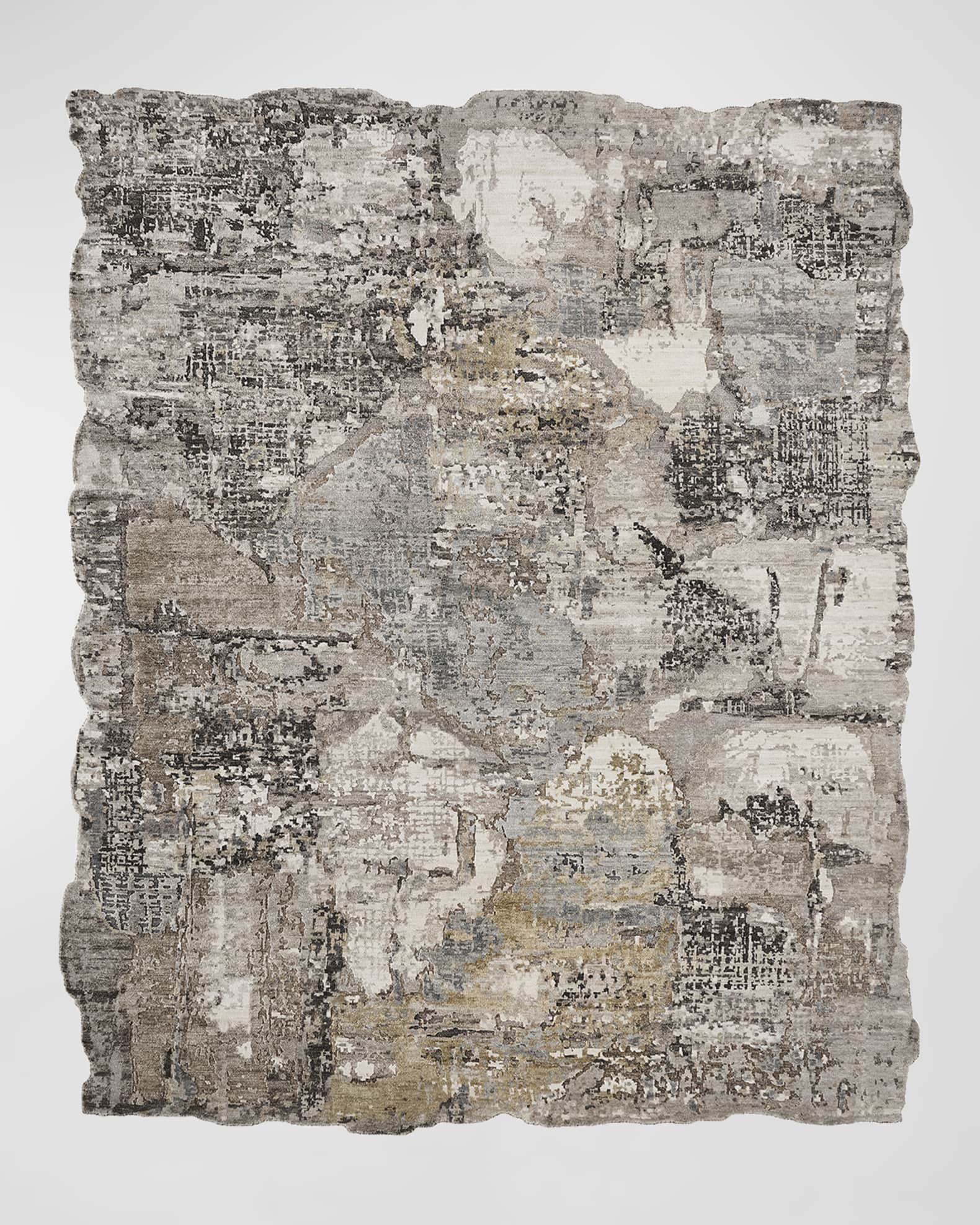 Haven & Loom Abstract Hand-Knotted Runner, 2' x 10' | Neiman Marcus