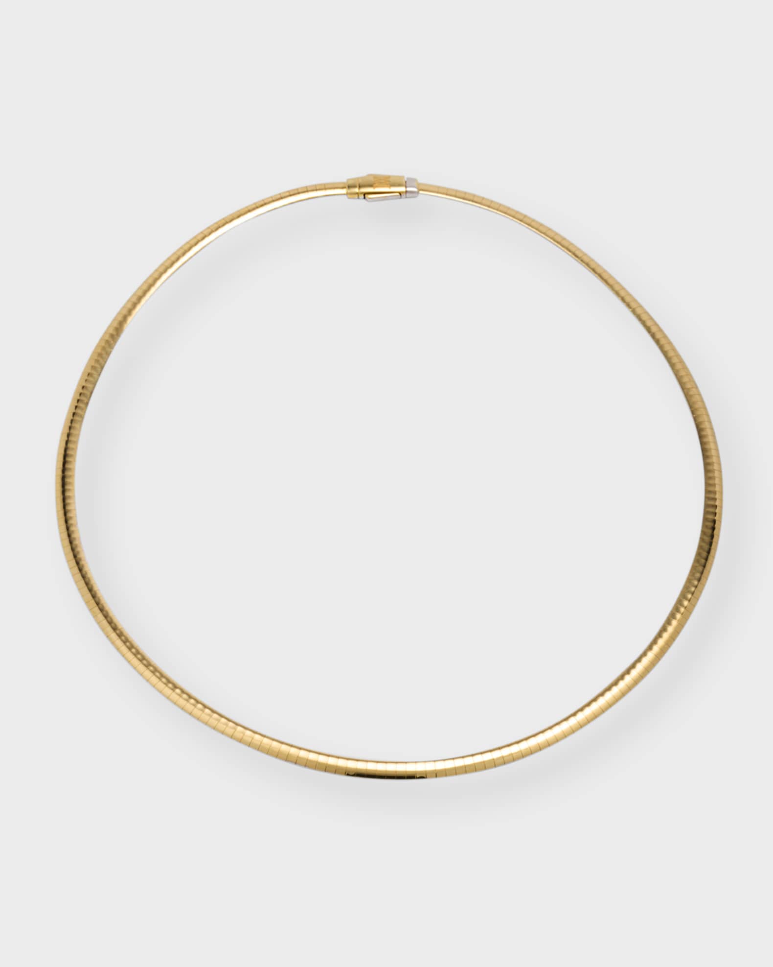 Piazza Italia by Alberto Milani 18K Gold Snake Chain Necklace, 4mm, 18 ...