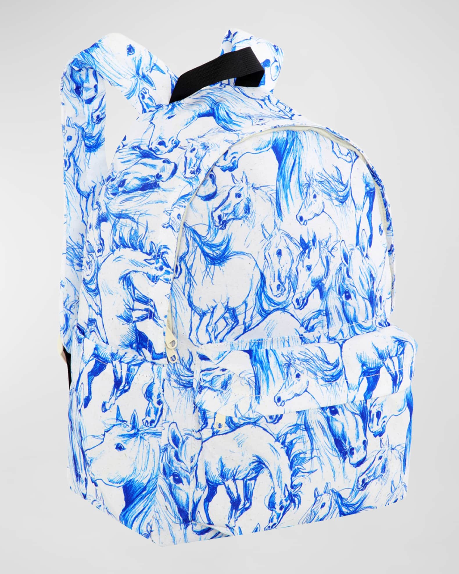 Molo Girl's Mio Horse-Print Backpack | Neiman Marcus