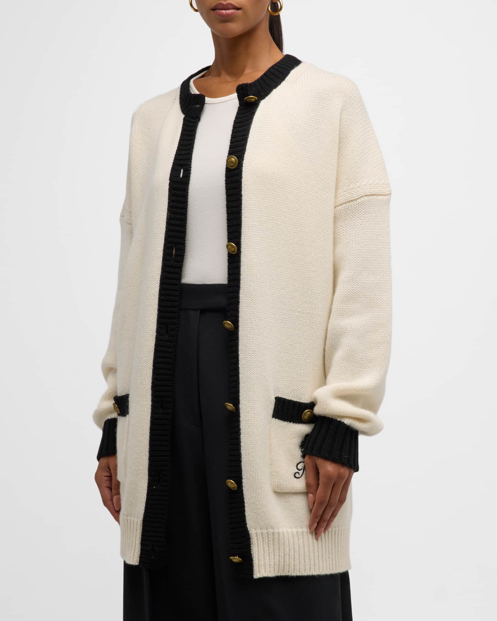 FRAME x Ritz Paris FRAME x Ritz Paris Cashmere Cardigan | Neiman Marcus