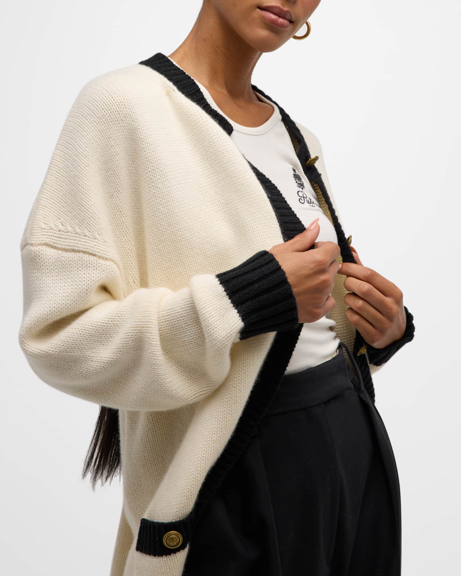 FRAME x Ritz Paris FRAME x Ritz Paris Cashmere Cardigan | Neiman Marcus