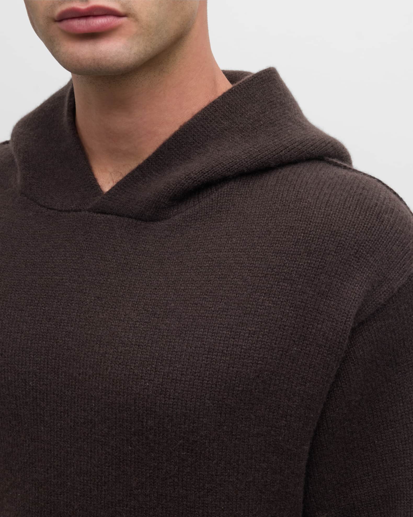 FRAME Men's Solid Cashmere Hoodie | Neiman Marcus