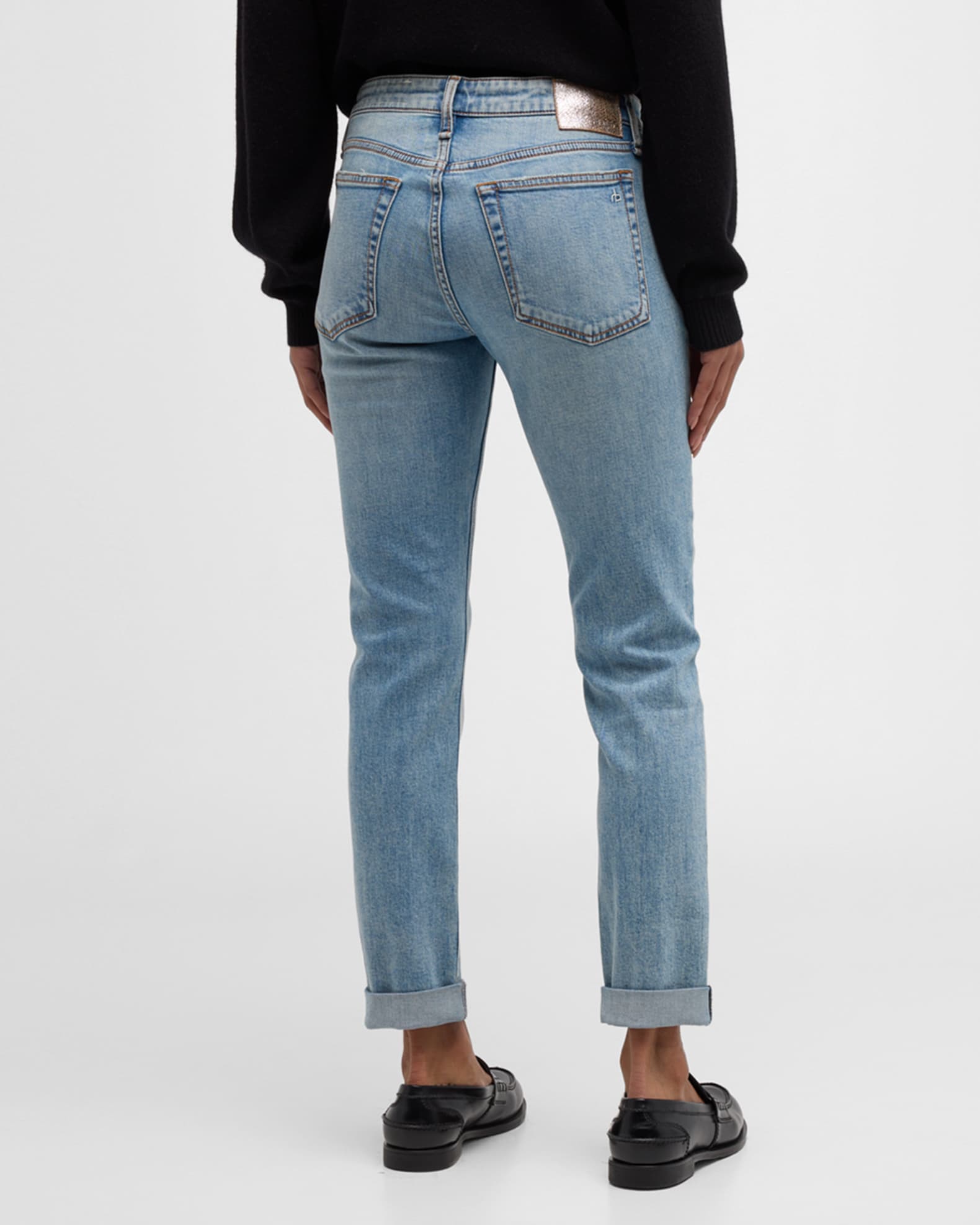 Rag & Bone Dre Low-Rise Slim Boyfriend Jeans | Neiman Marcus