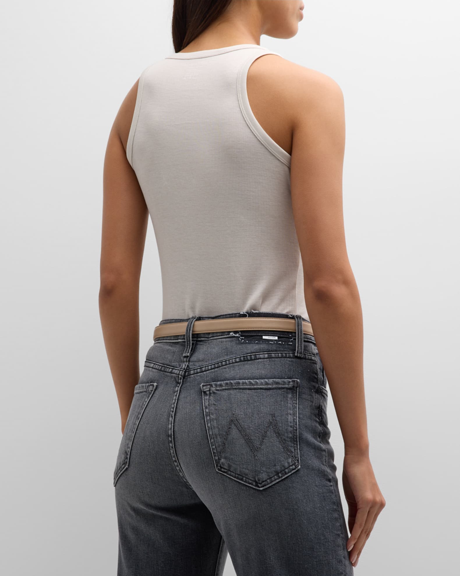 Majestic Filatures Lyocell Cotton Baby Ribbed Tank | Neiman Marcus