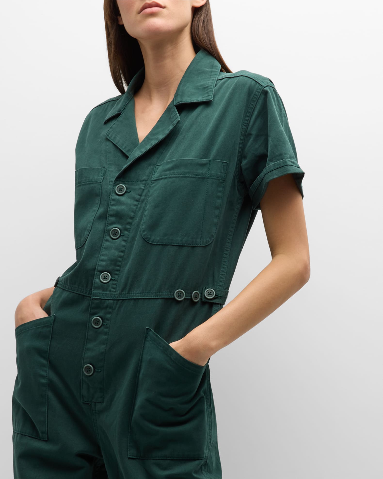 PISTOLA Grover Short-Sleeve Field Suit | Neiman Marcus