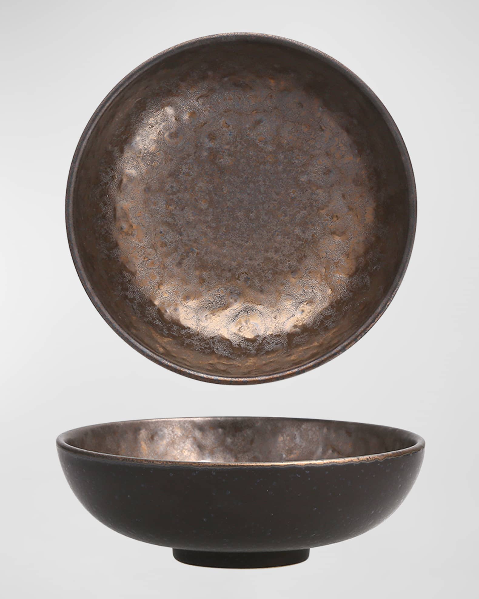 Fortessa Nivo Metallic Soup Bowls, Set of 6 | Neiman Marcus