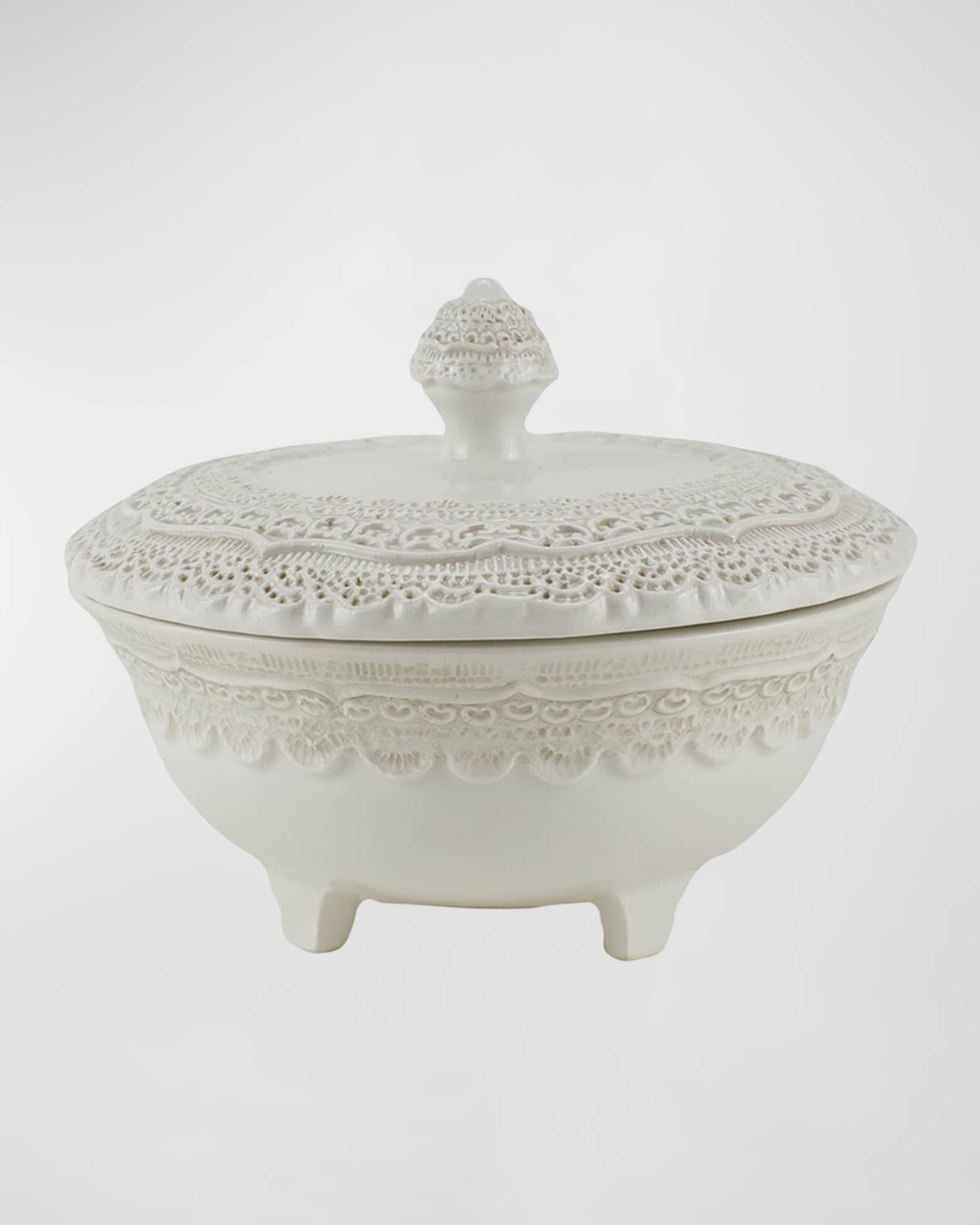 Arte Italica Finezza Cream Petite Covered Dish | Neiman Marcus